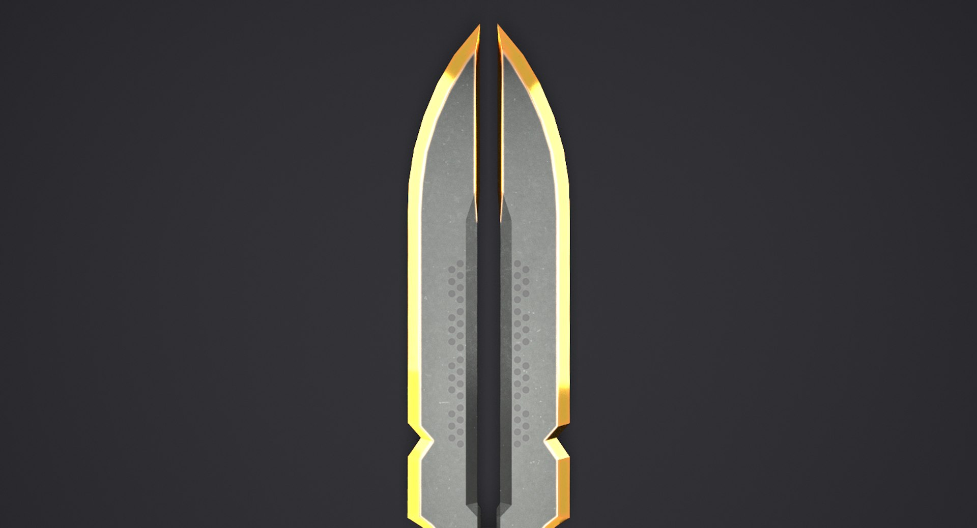Industrial Sci-fi Dagger Weapon Model - TurboSquid 1360104