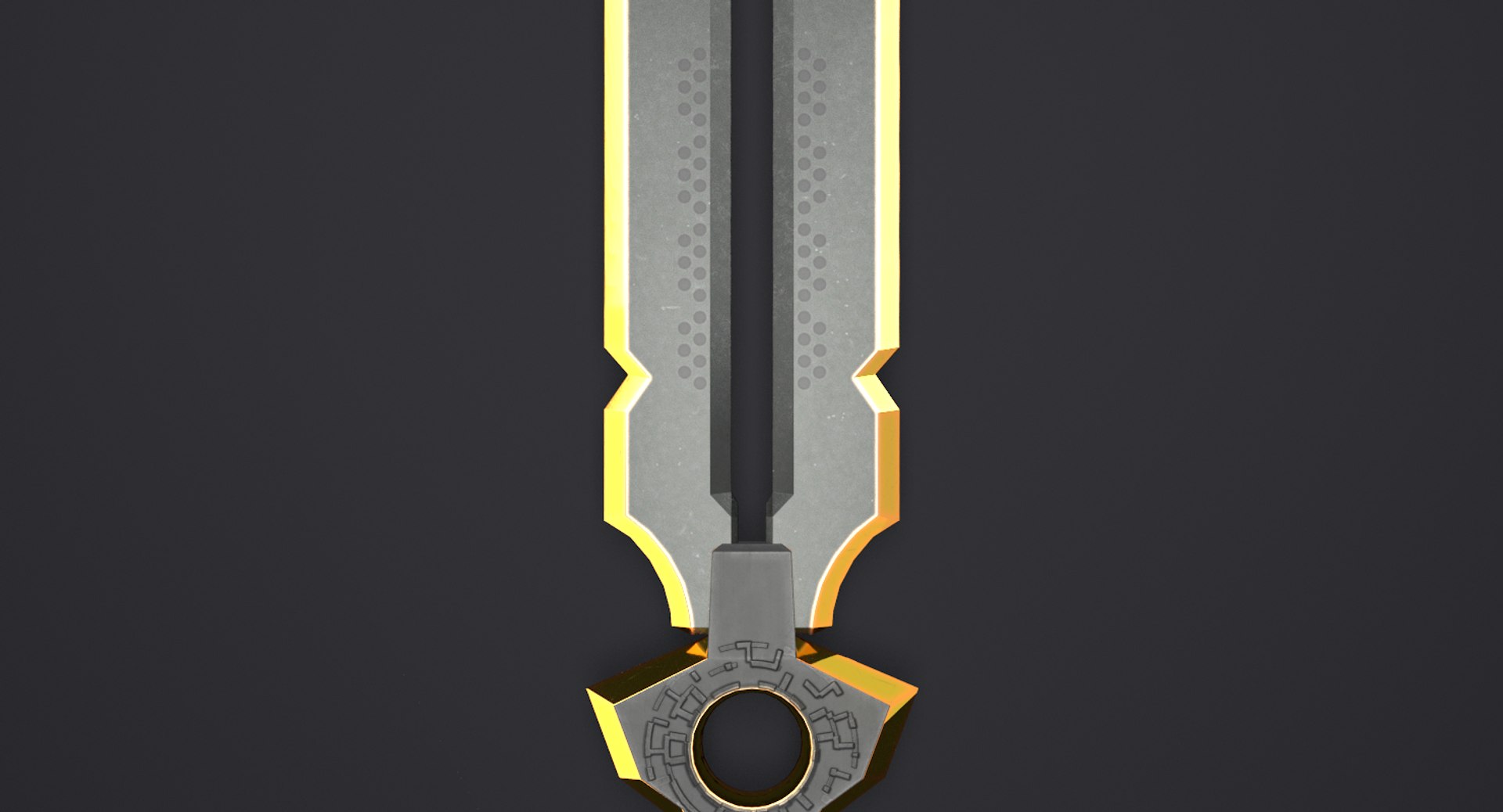 Industrial Sci-fi Dagger Weapon Model - TurboSquid 1360104