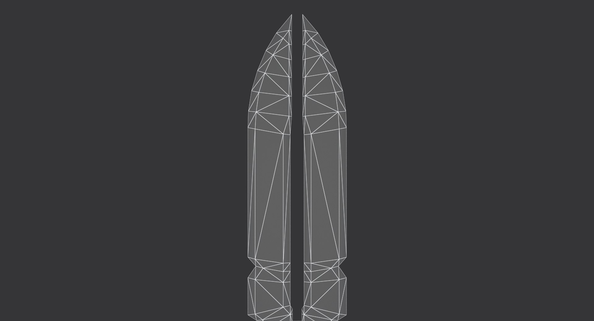 Industrial sci-fi dagger weapon model - TurboSquid 1360104