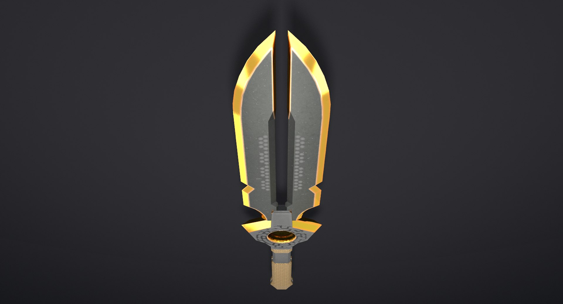 Industrial Sci-fi Dagger Weapon Model - TurboSquid 1360104