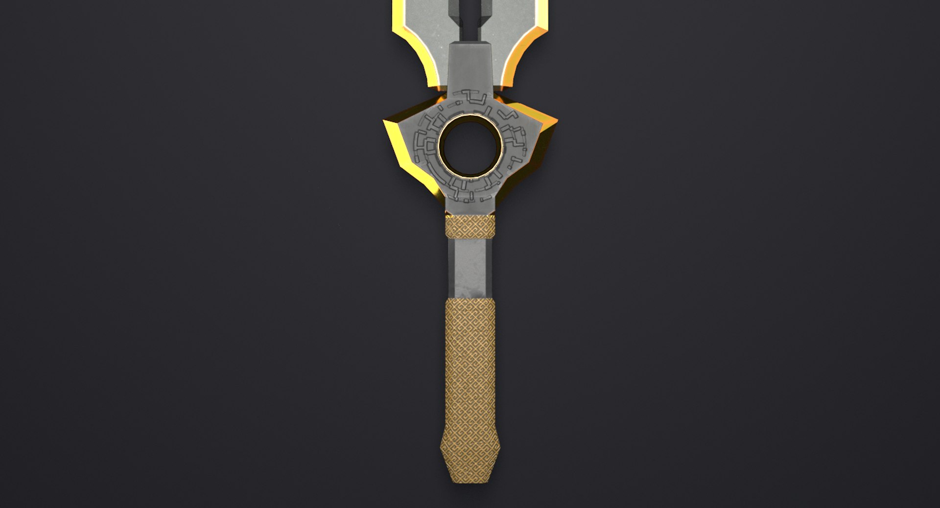 Industrial Sci-fi Dagger Weapon Model - TurboSquid 1360104