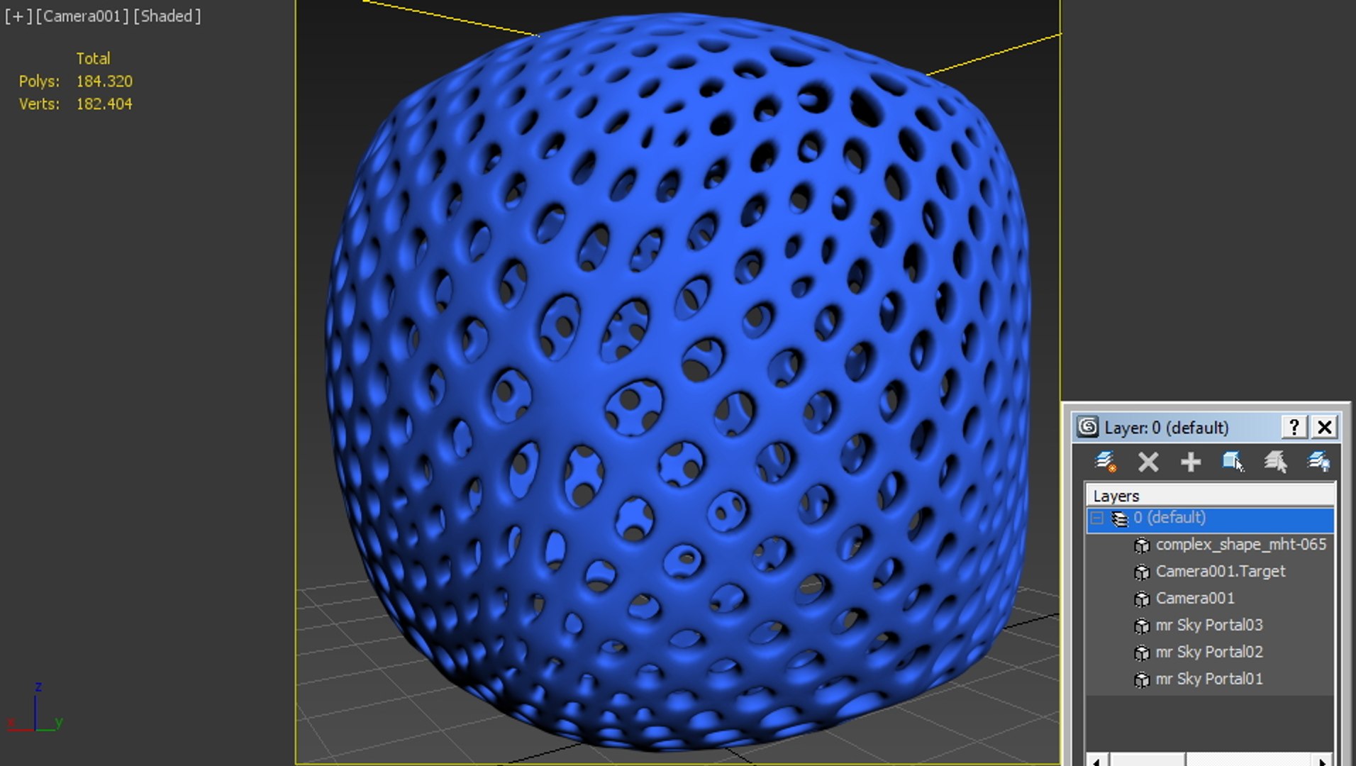 Complex Shape 3d Max