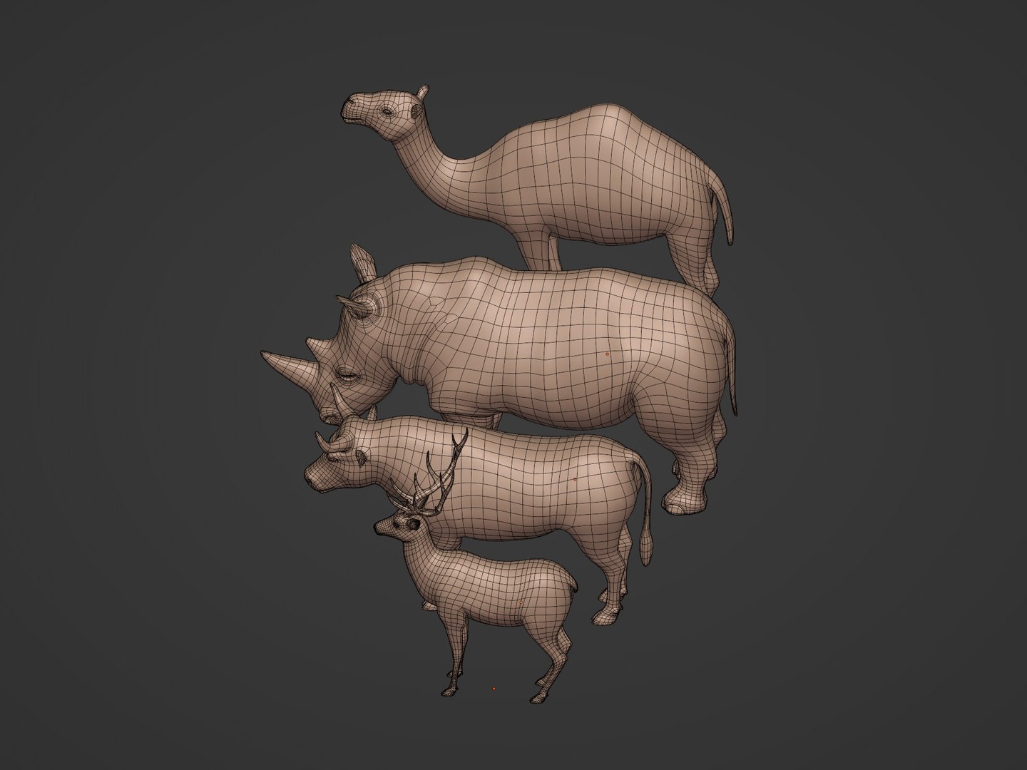 3D Animals Pack Model - TurboSquid 1851870