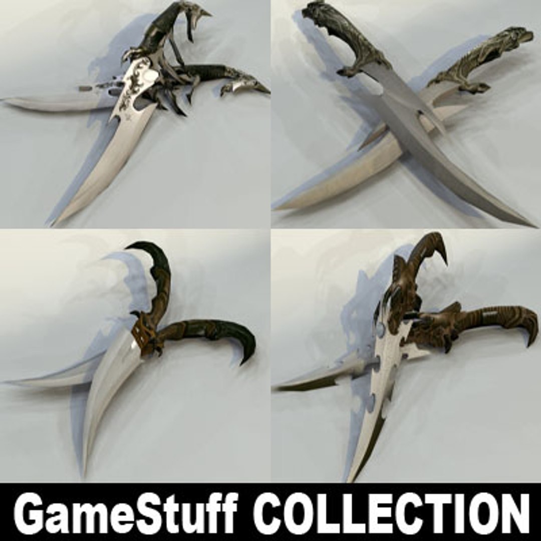 3dsmax daggers pc ps2