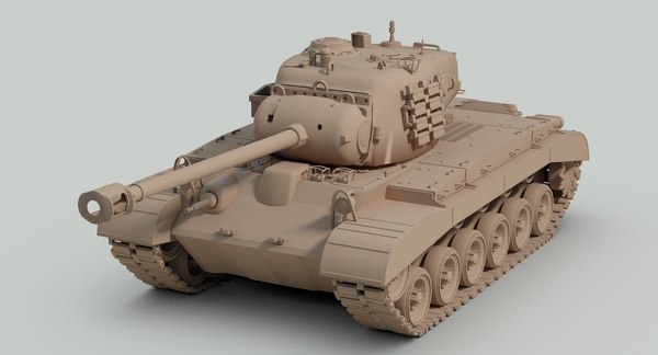 3d ww2 pershing tank m26