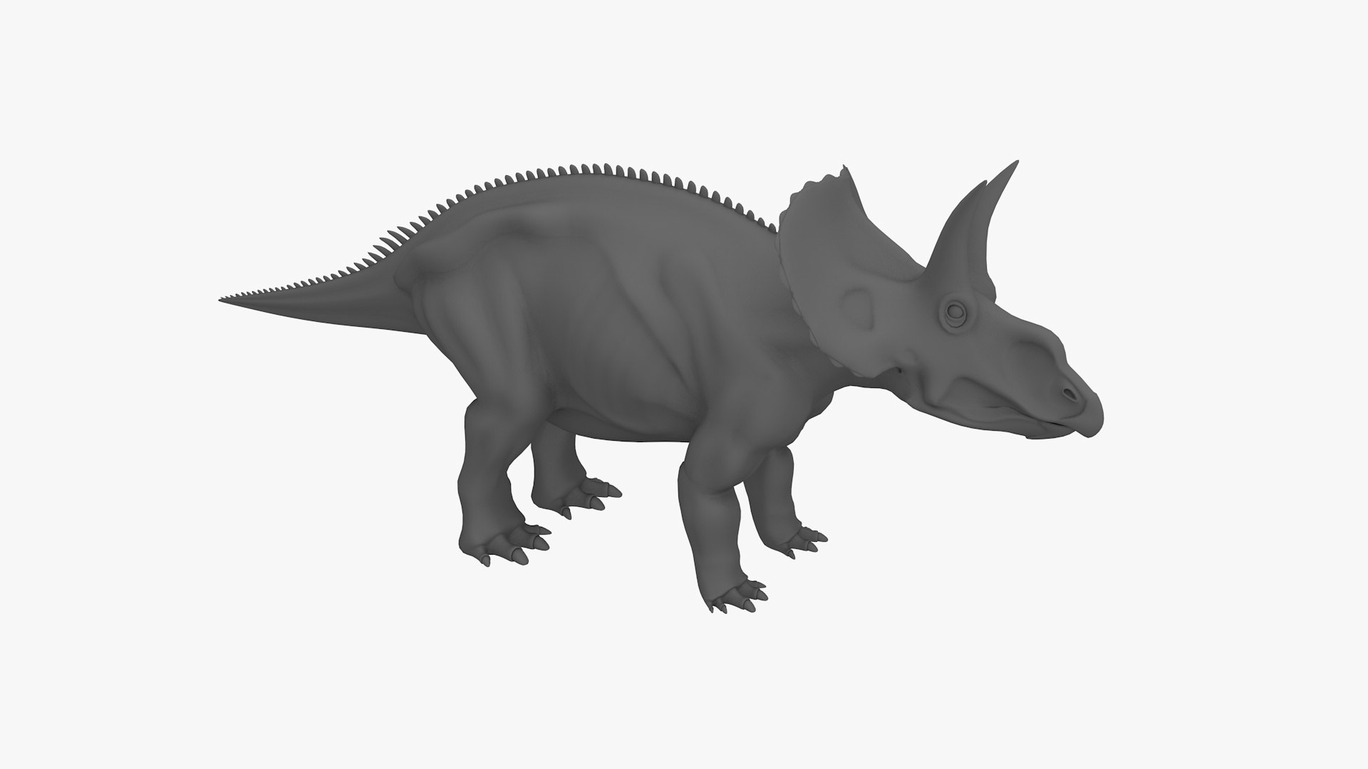 3D Diceratops Model - TurboSquid 1844290