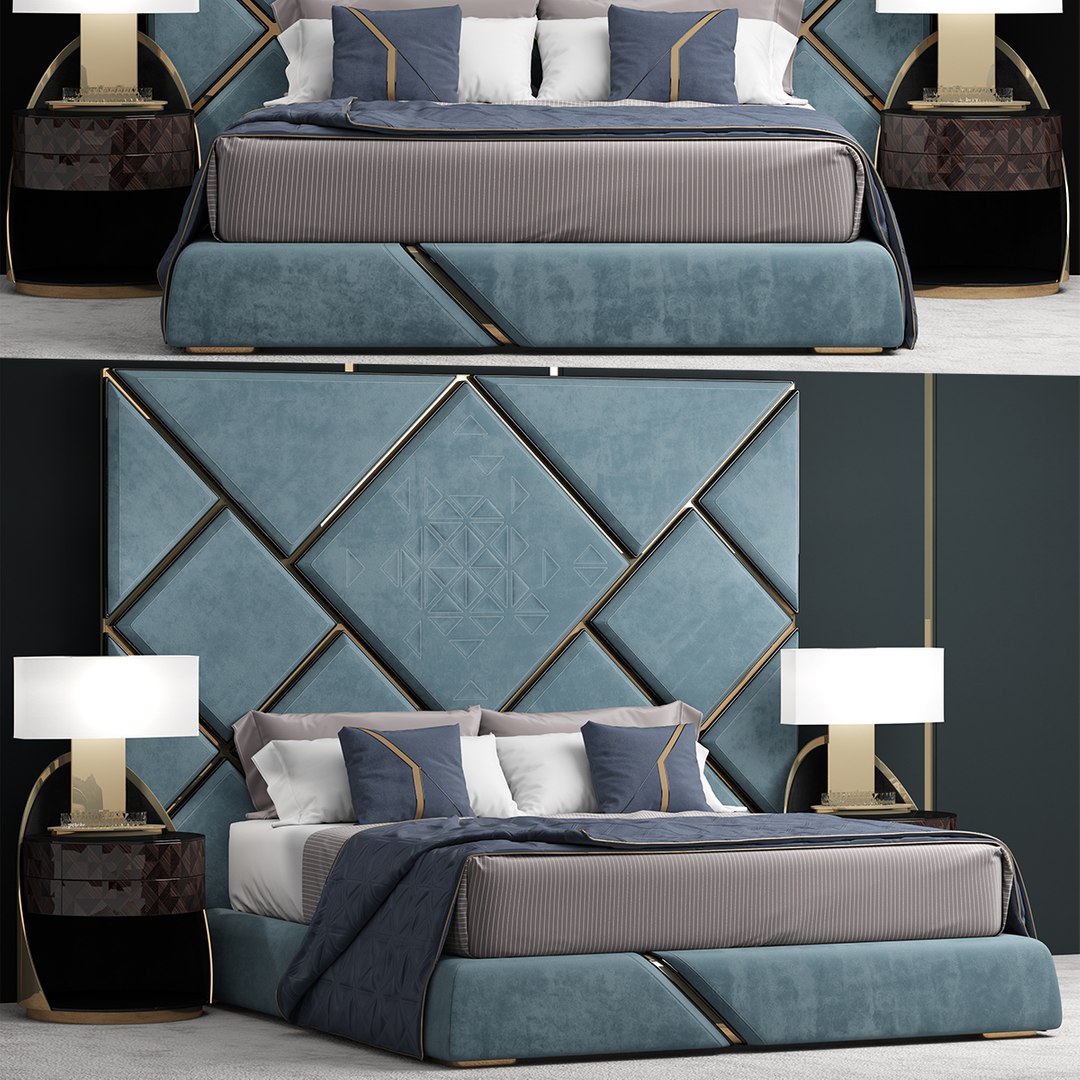 Bed Model - TurboSquid 1306515