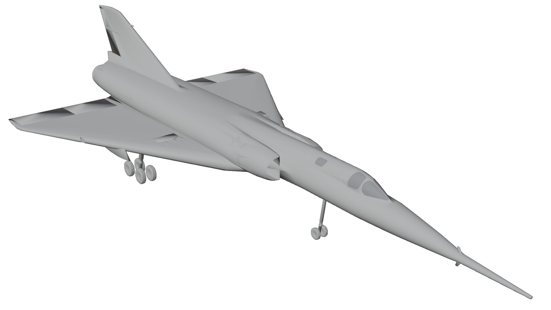 3D Mirage IV - TurboSquid 2307960