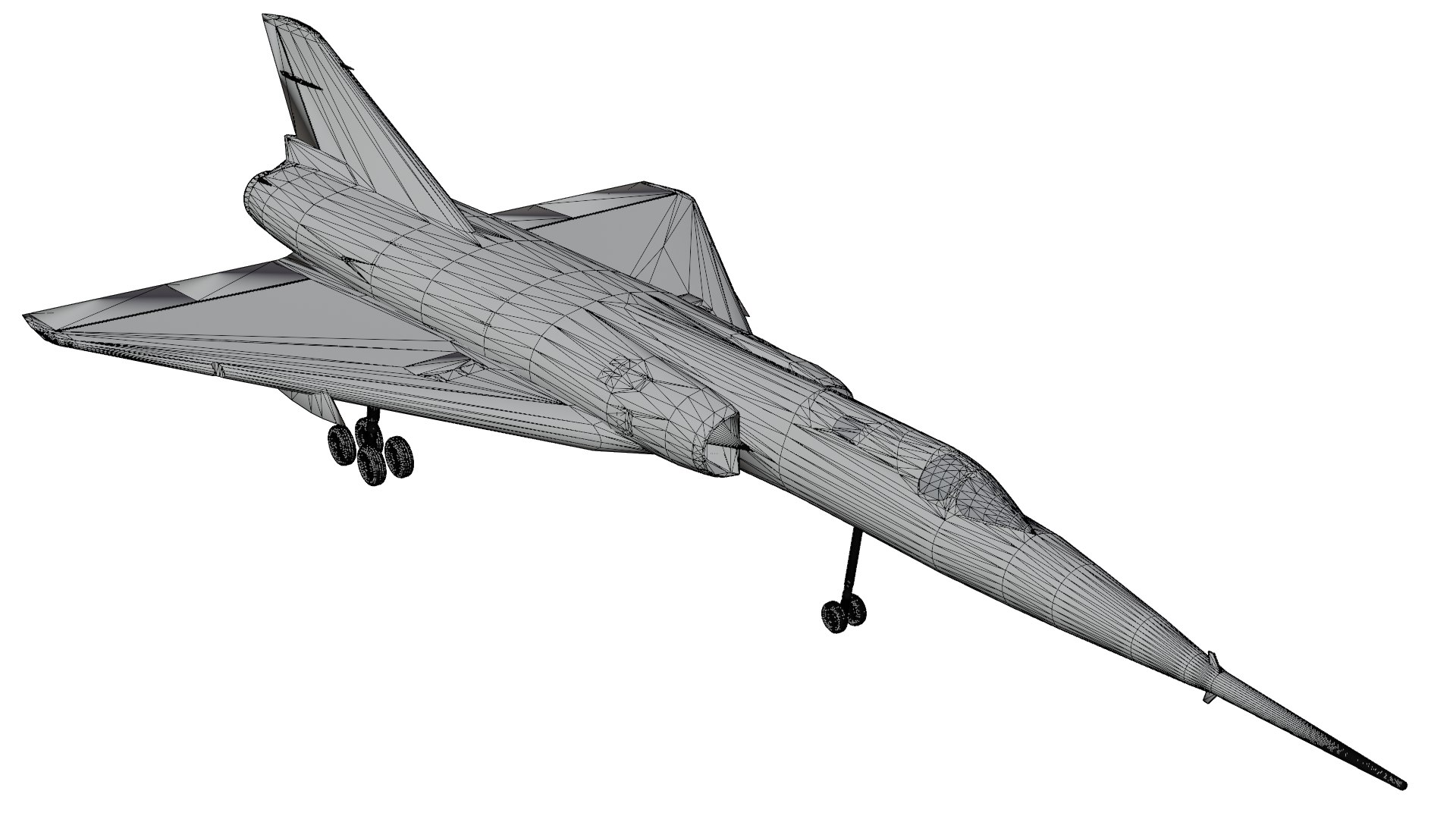 3D Mirage IV - TurboSquid 2307960