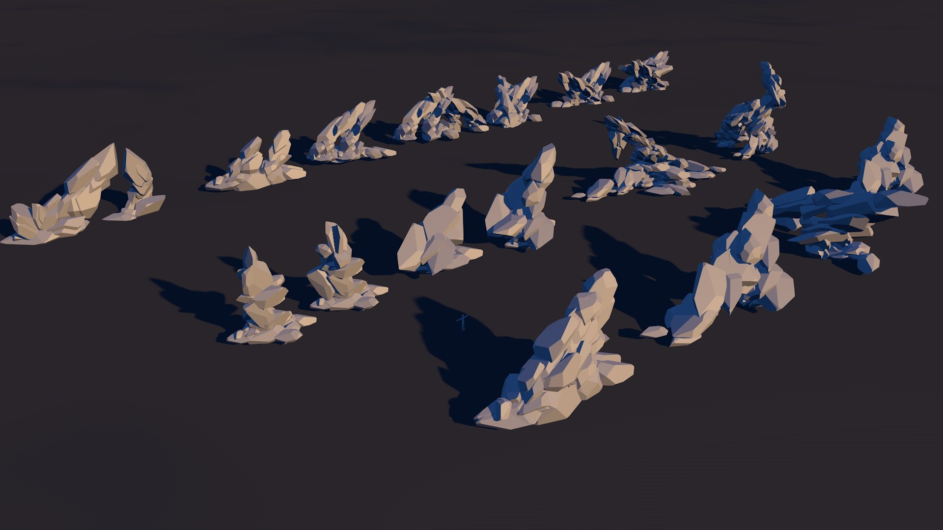 3D Rock Stone V3 Low Poly Model - TurboSquid 2151515