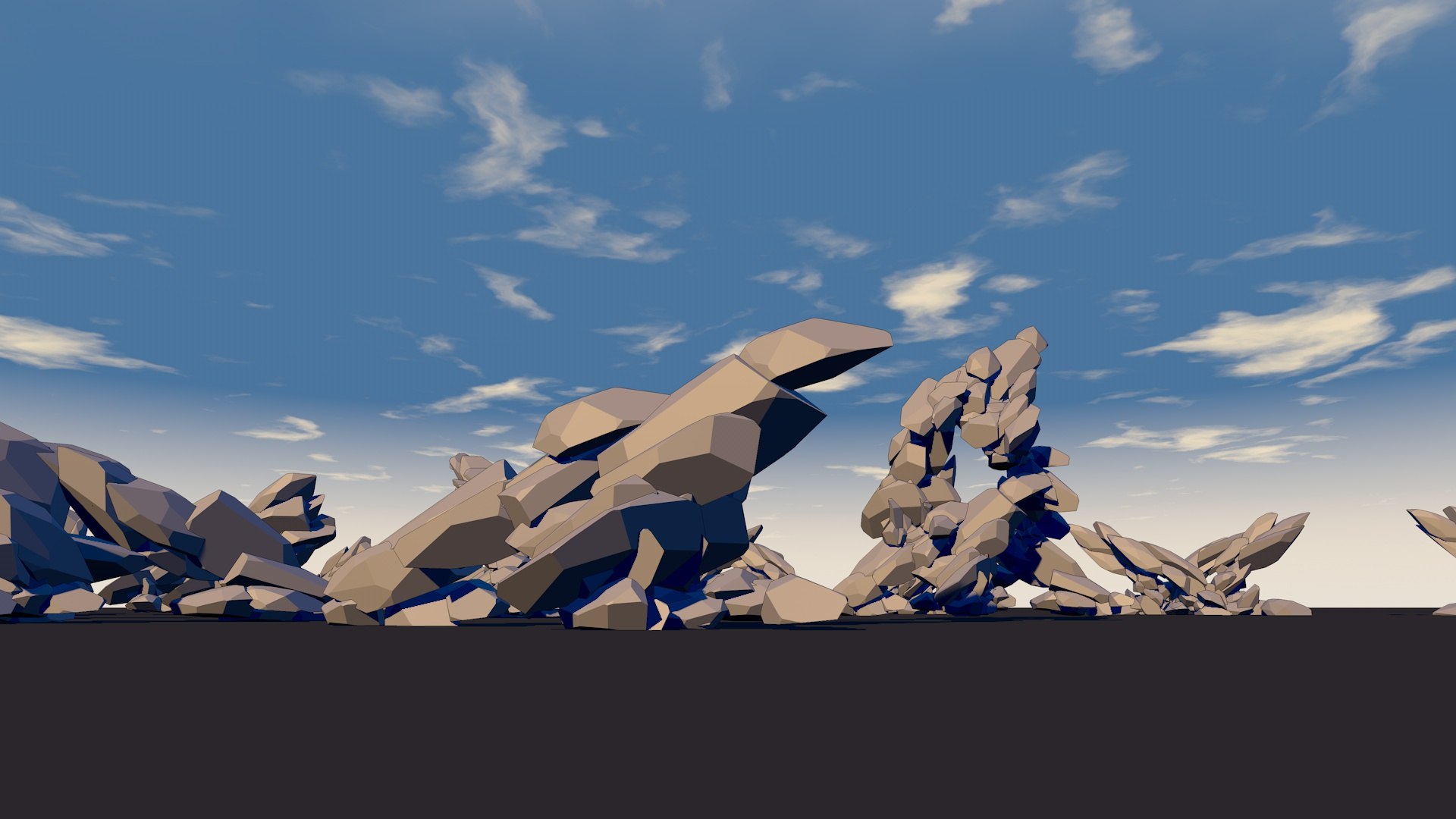 3D Rock Stone V3 Low Poly Model - TurboSquid 2151515