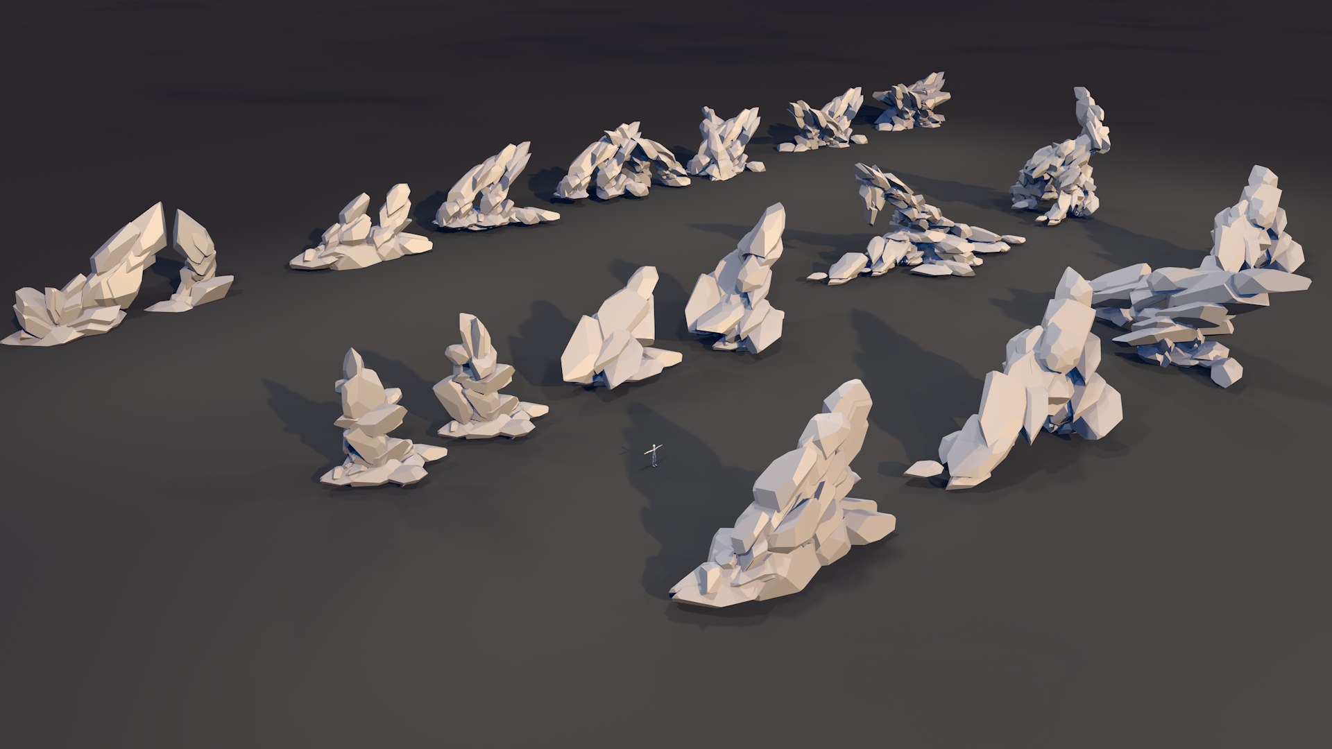3D Rock Stone V3 Low Poly Model - TurboSquid 2151515