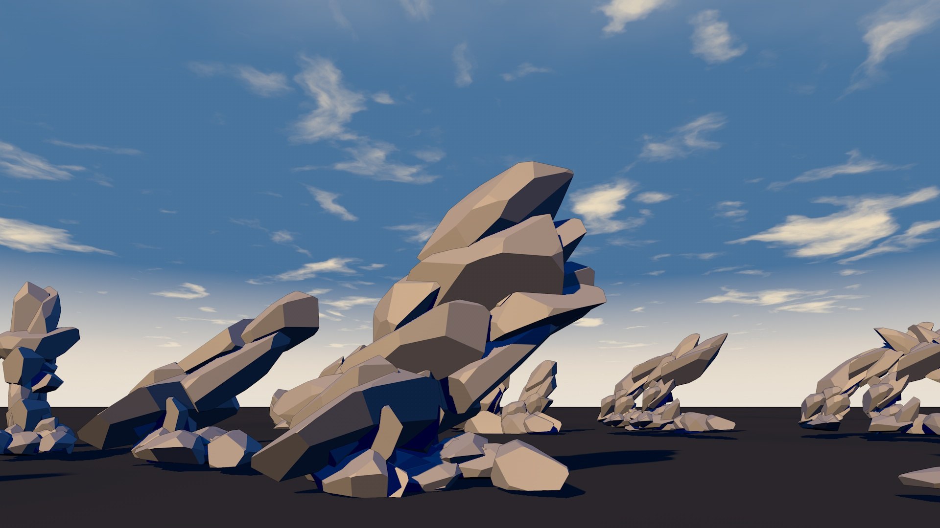 3D Rock Stone V3 Low Poly Model - TurboSquid 2151515
