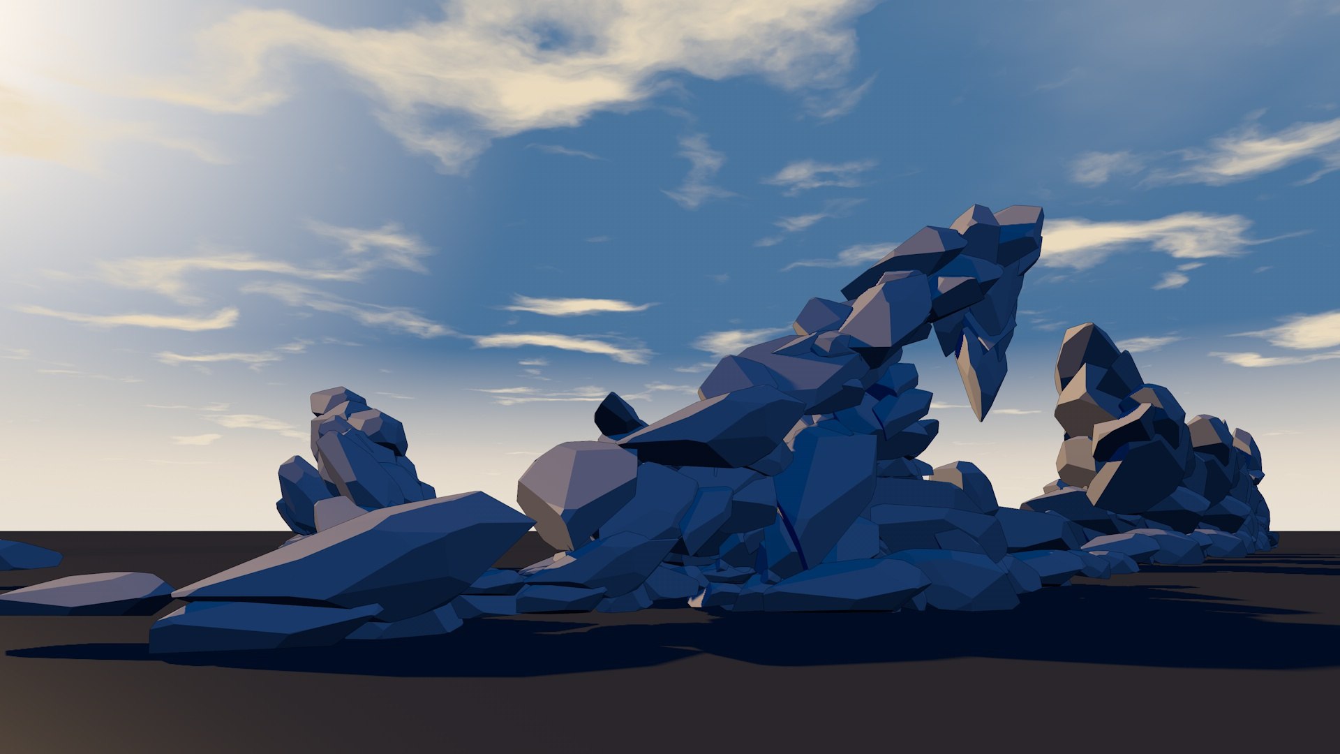 3D Rock Stone V3 Low Poly Model - TurboSquid 2151515