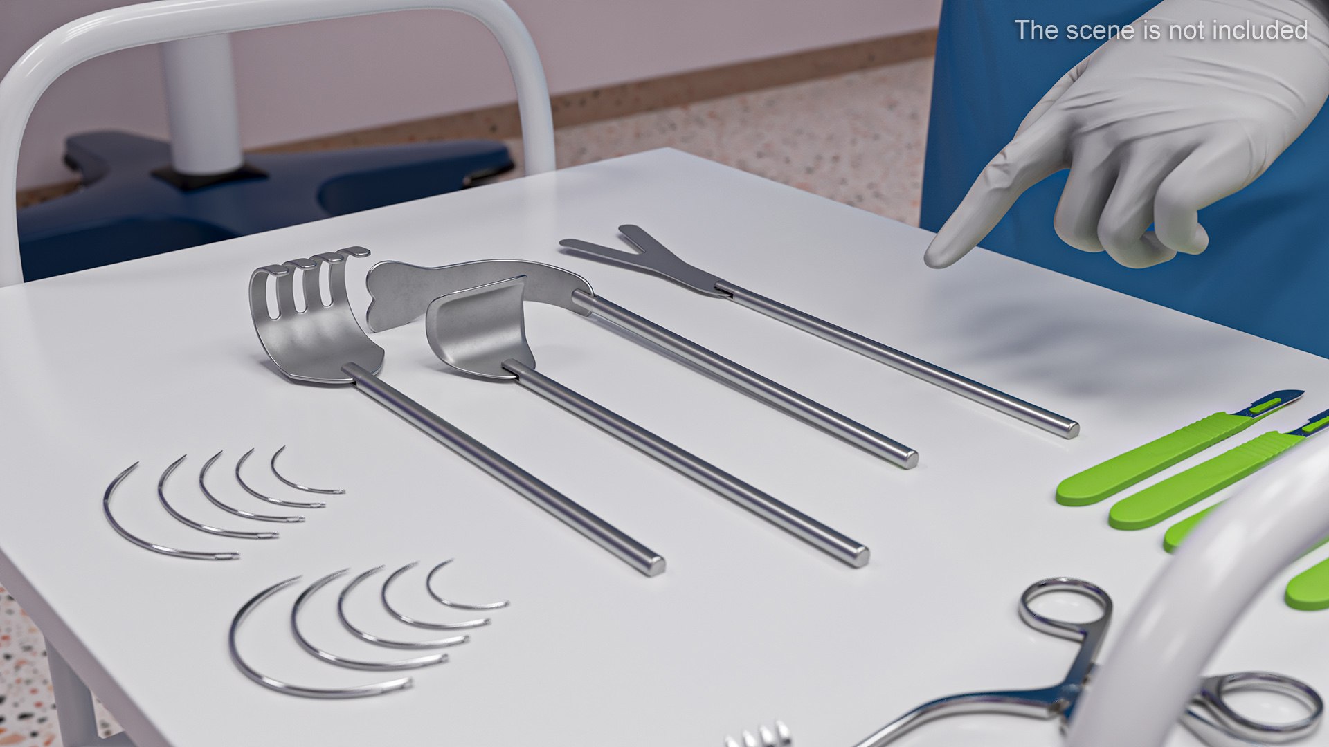 3D Surgical Retractor System - TurboSquid 2306689