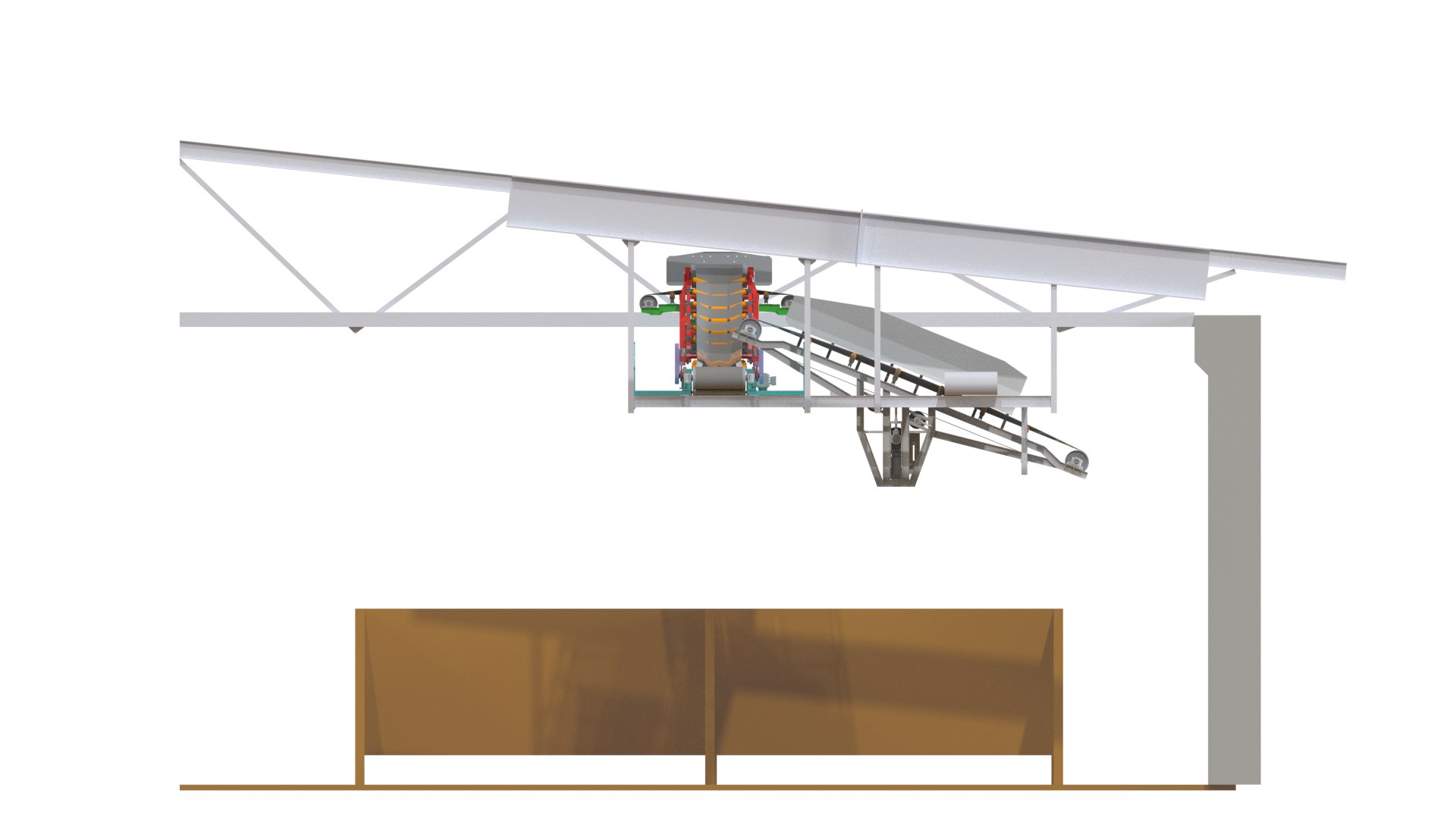 3D Model Wood Chip Conveyor - TurboSquid 1525703