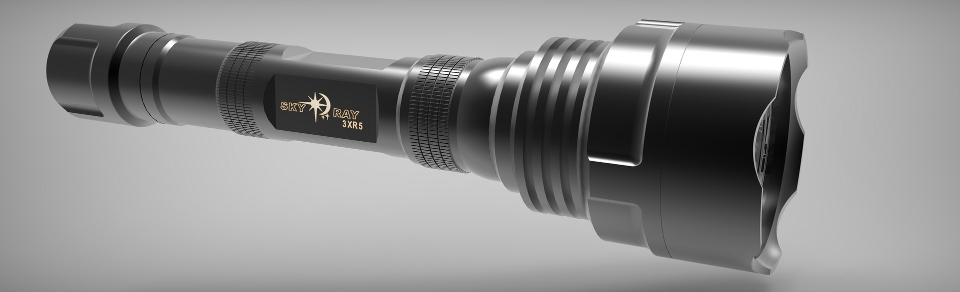 Cree Skyray Flashlight 3d Model