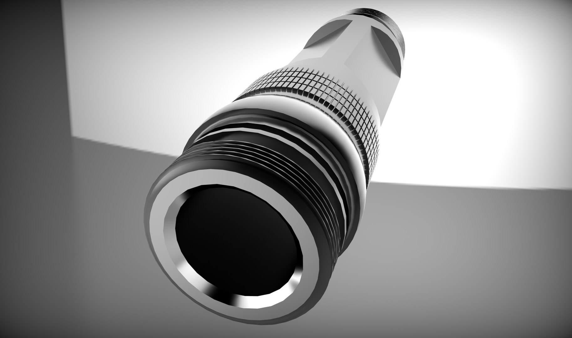 Cree Skyray Flashlight 3d Model