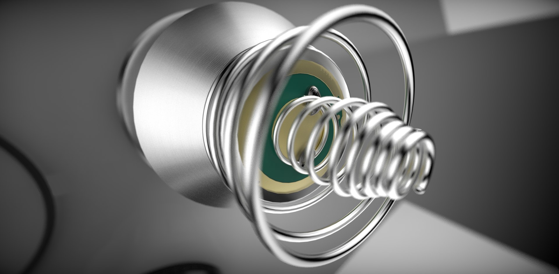 Cree Skyray Flashlight 3d Model