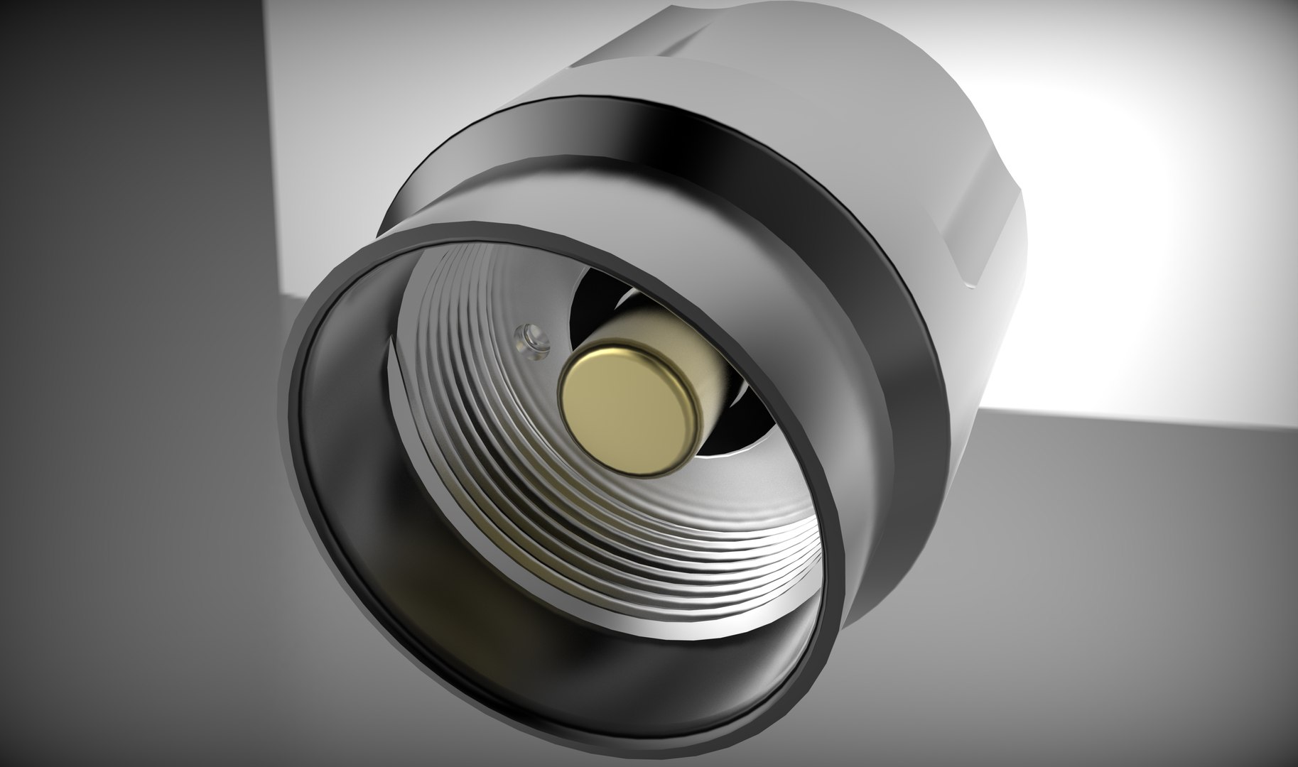 Cree Skyray Flashlight 3d Model