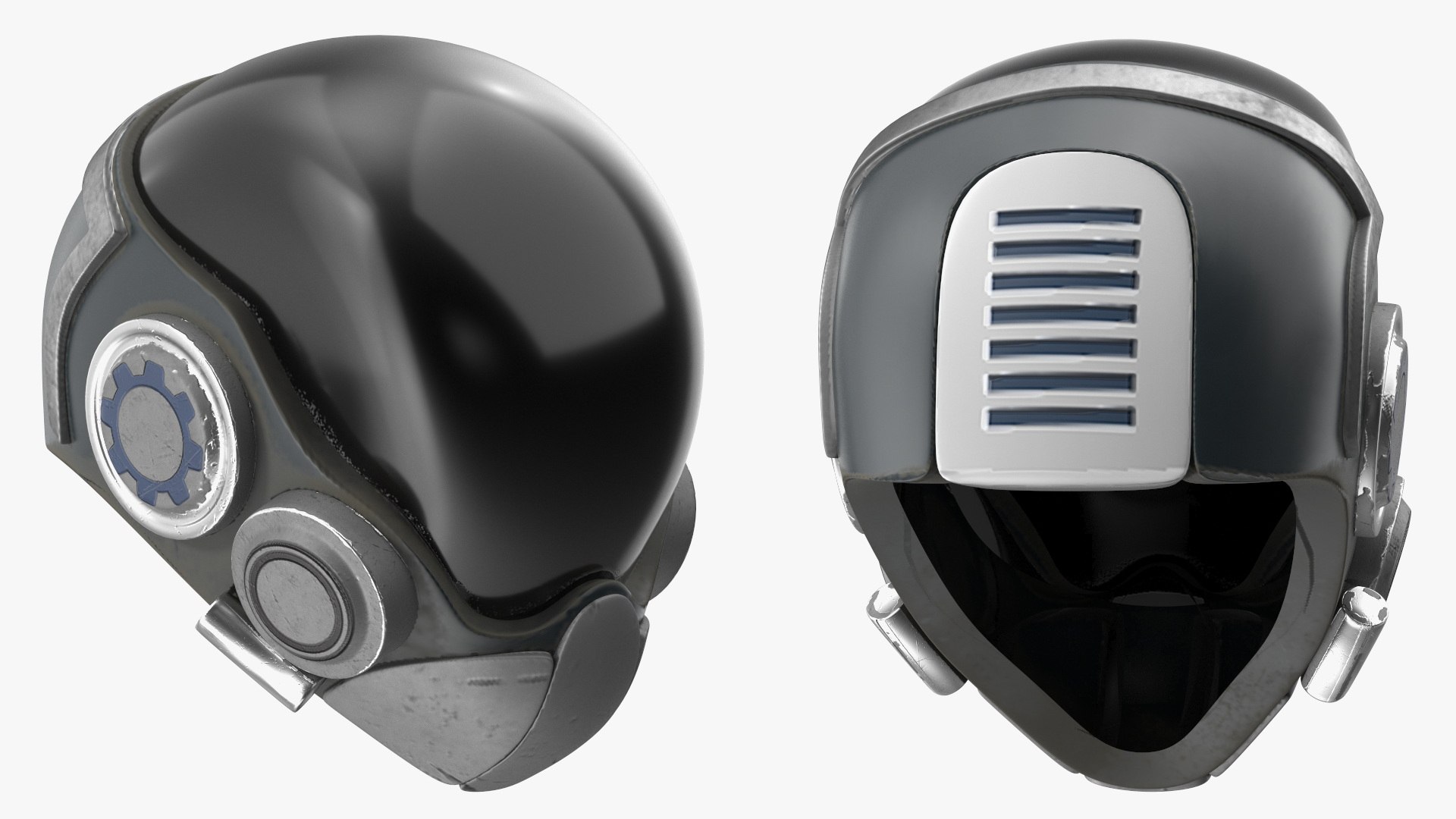 3D Model Futuristic Combat Helmet - TurboSquid 2128836