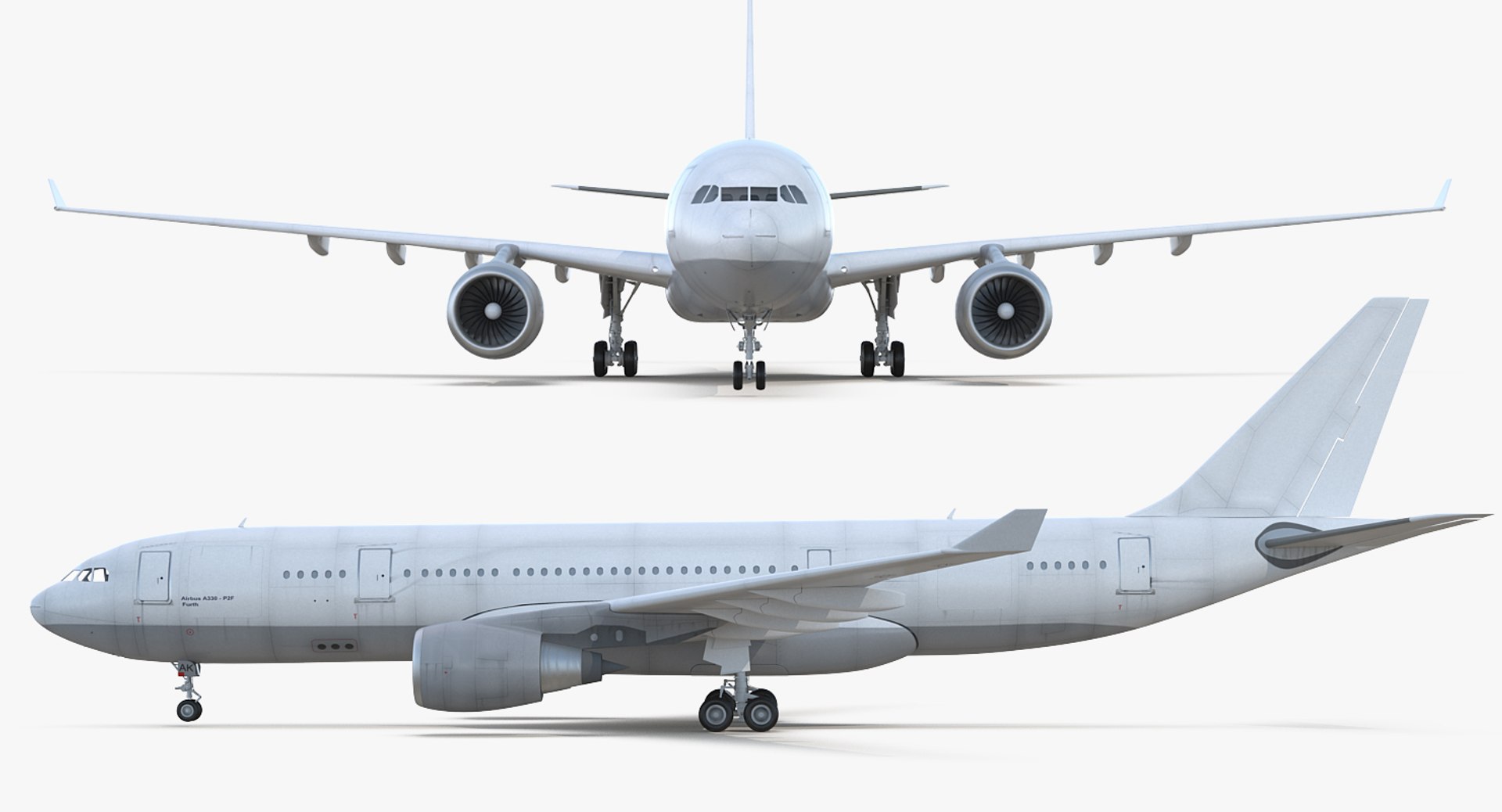 Airbus A330-p2f Generic Rigged 3D - TurboSquid 1232592