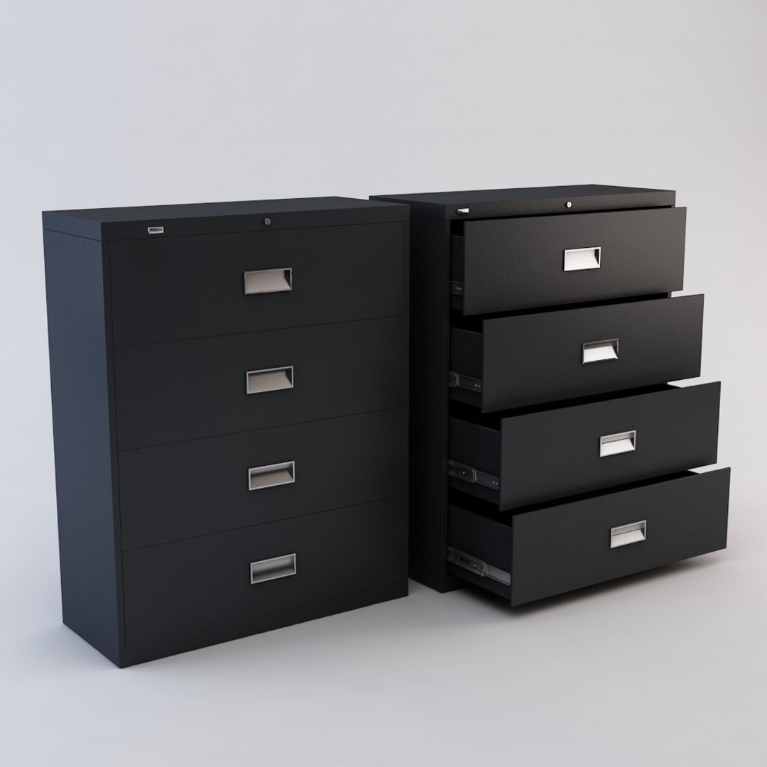 Drawer File Cabinet 3d Model