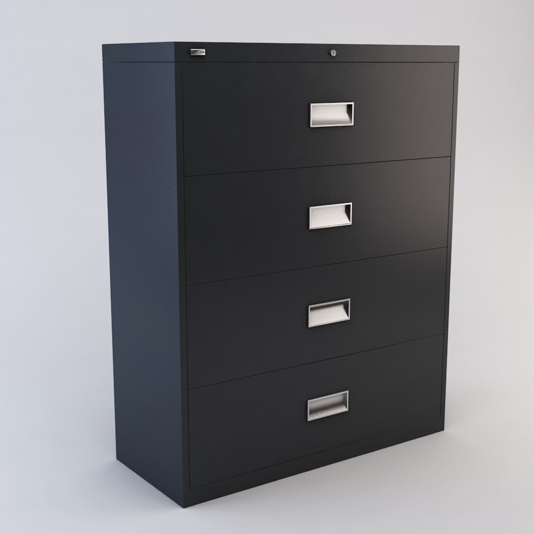 Drawer File Cabinet 3d Model