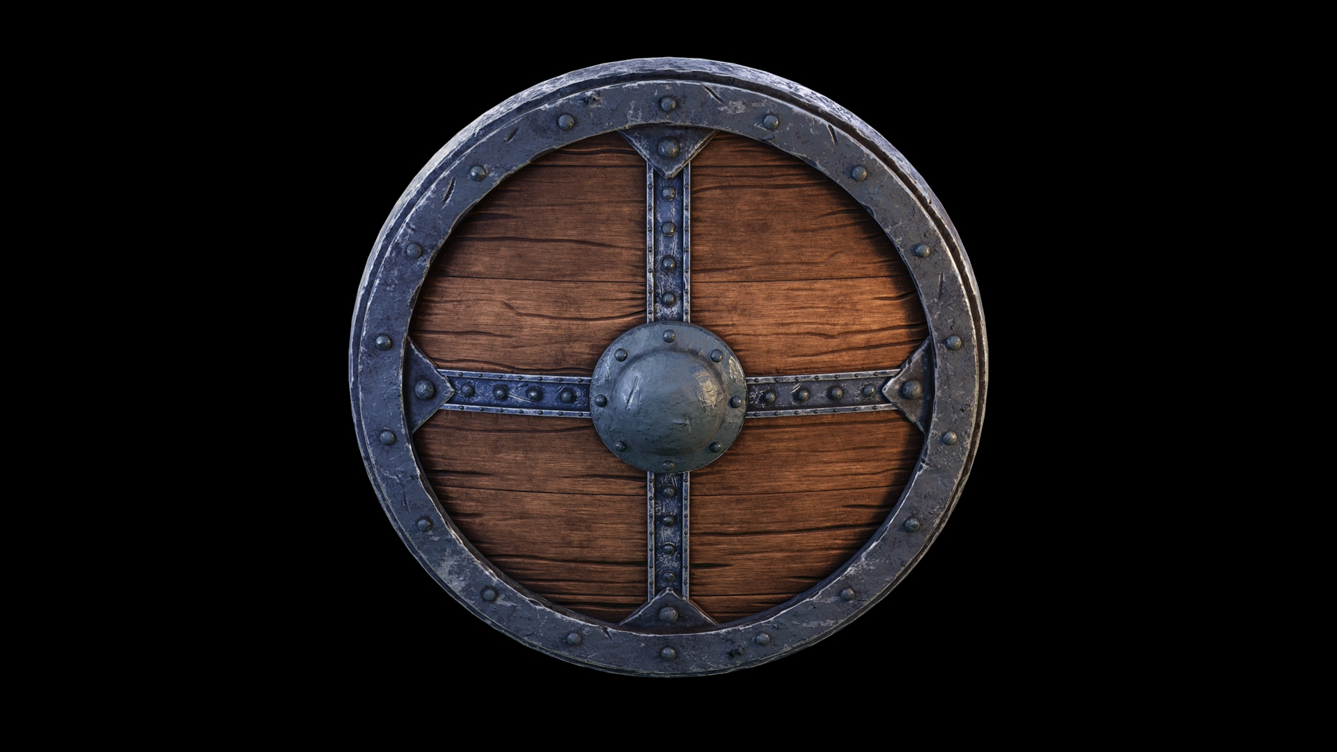 Viking Shield Standar 3D Model - TurboSquid 2392743