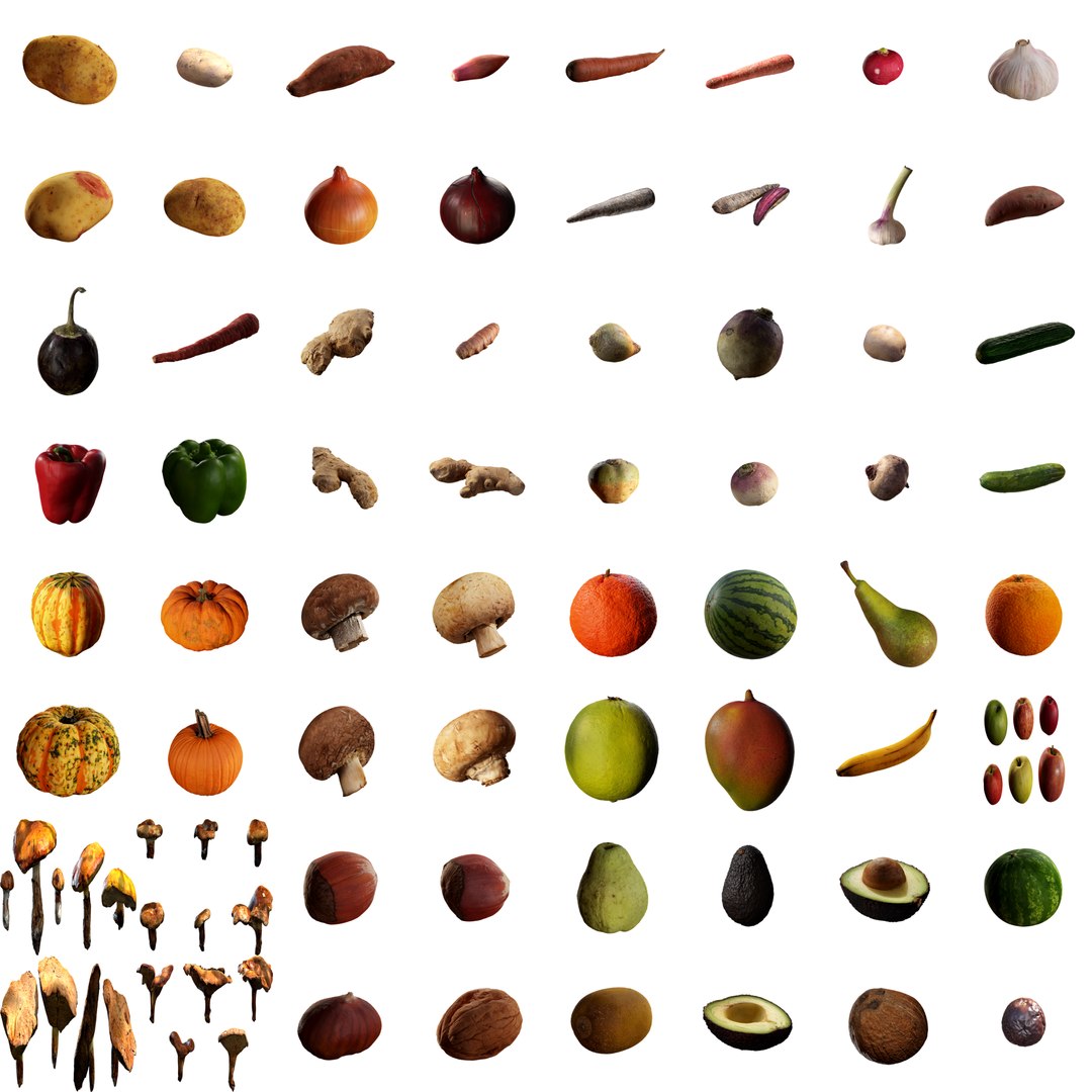 Low Poly Food Pack 3D - TurboSquid 2397289