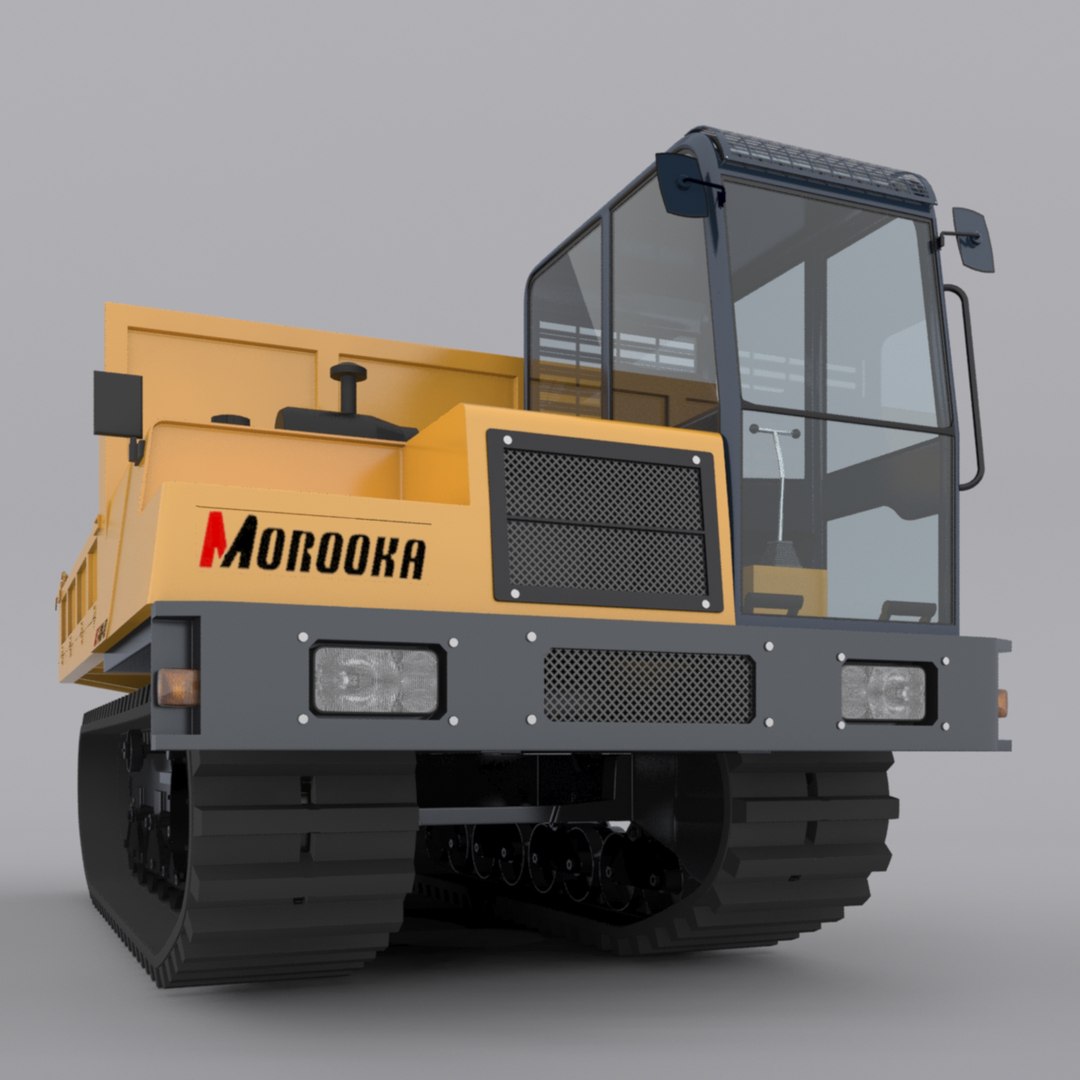 Max Rigged Tracks Morooka