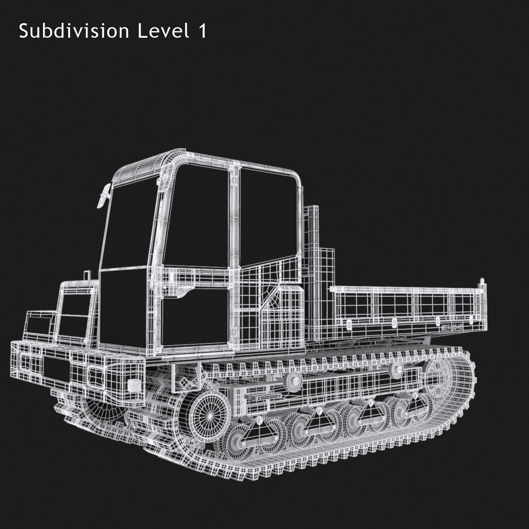 Max Rigged Tracks Morooka