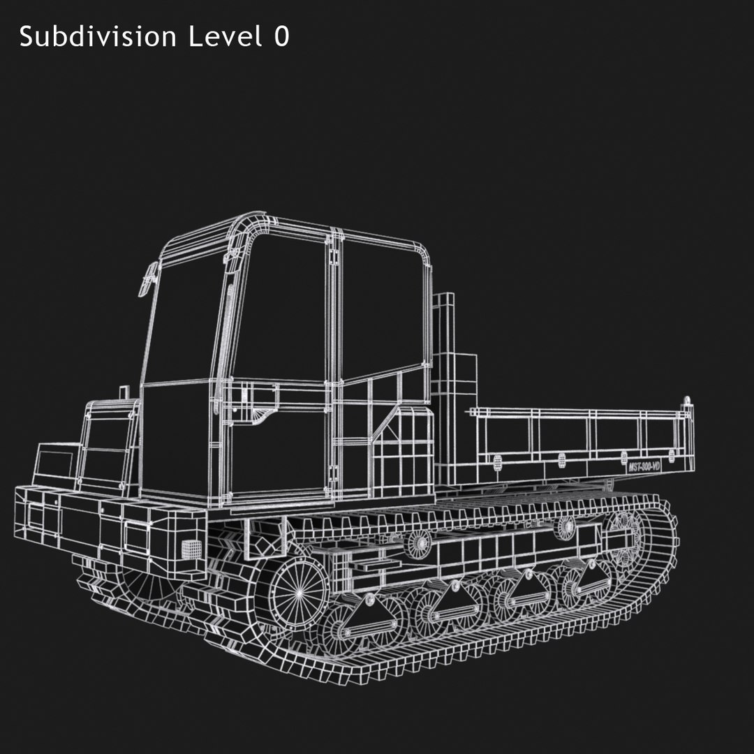 Max Rigged Tracks Morooka