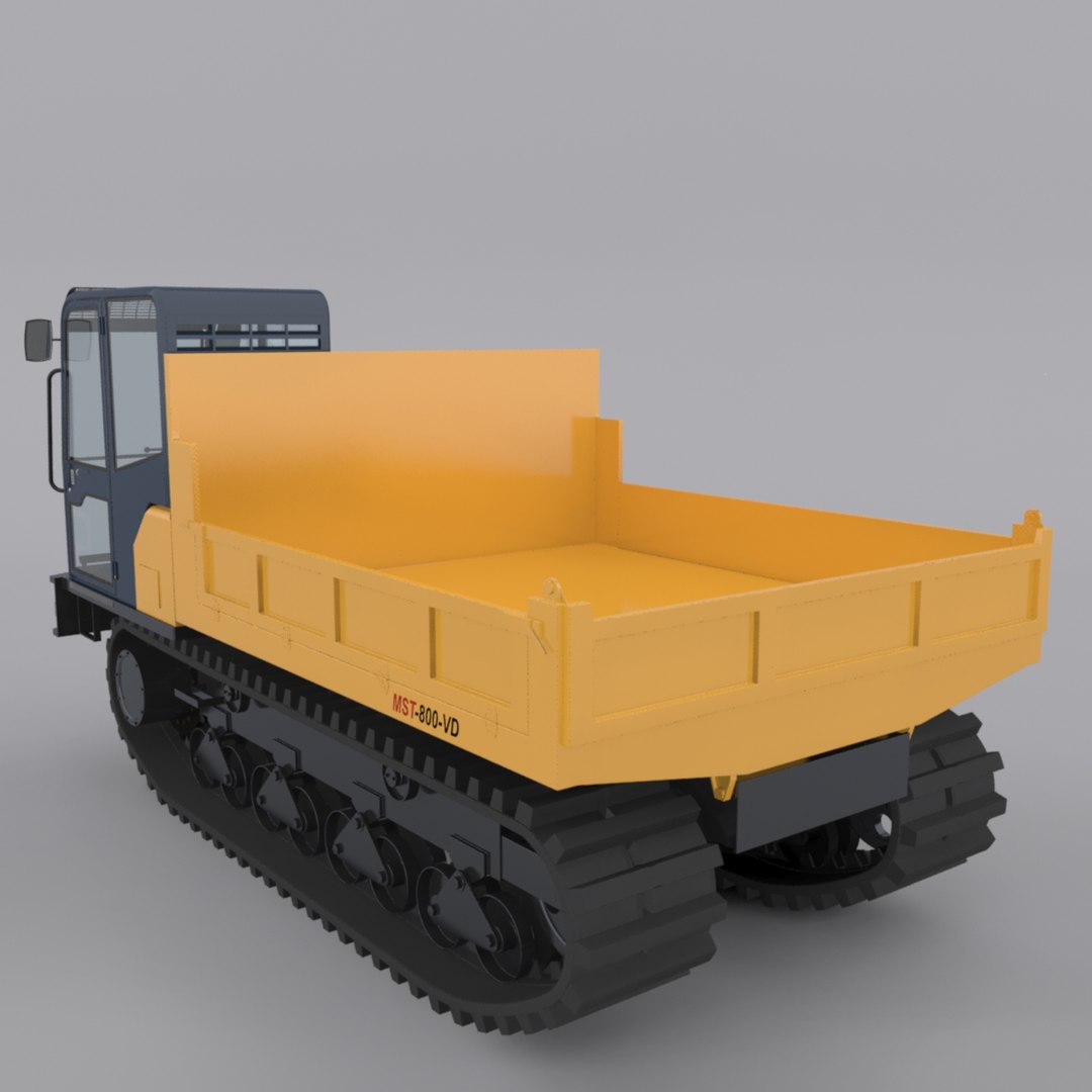 Max Rigged Tracks Morooka