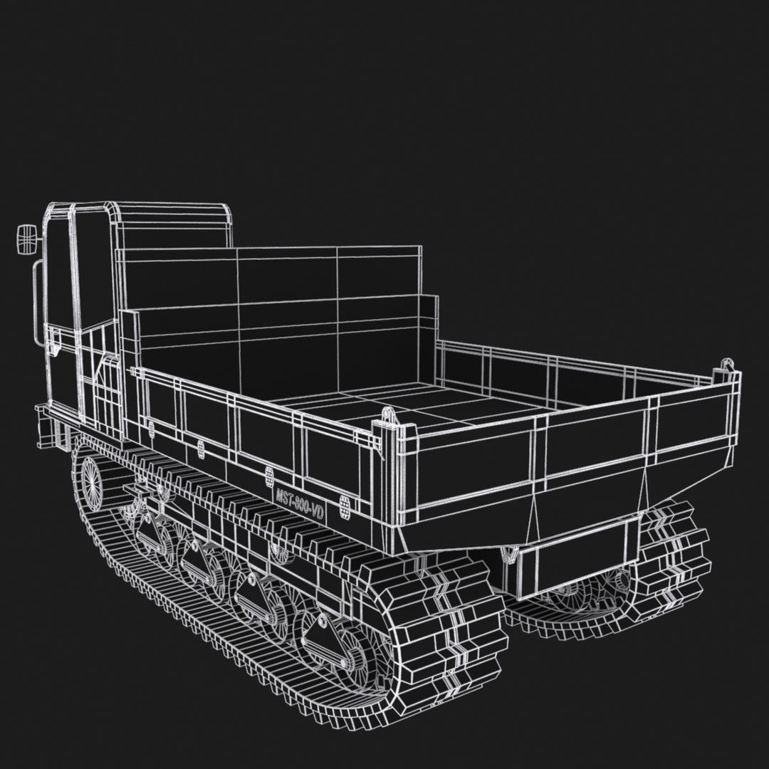 Max Rigged Tracks Morooka