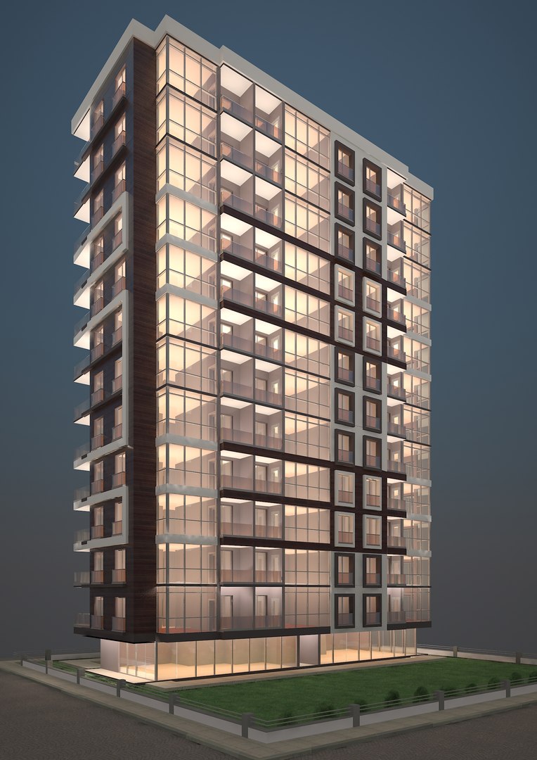 Modern Apartment 12 3D Model - TurboSquid 1223280