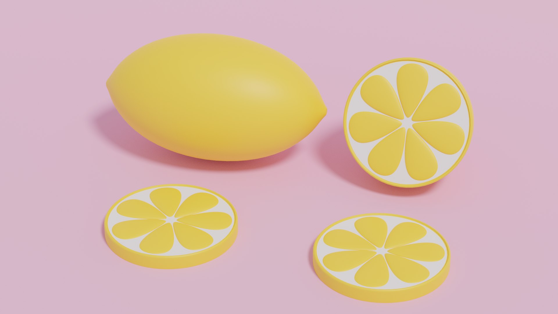 Cartoon Cute Fruit Lemon 3D - TurboSquid 1906955