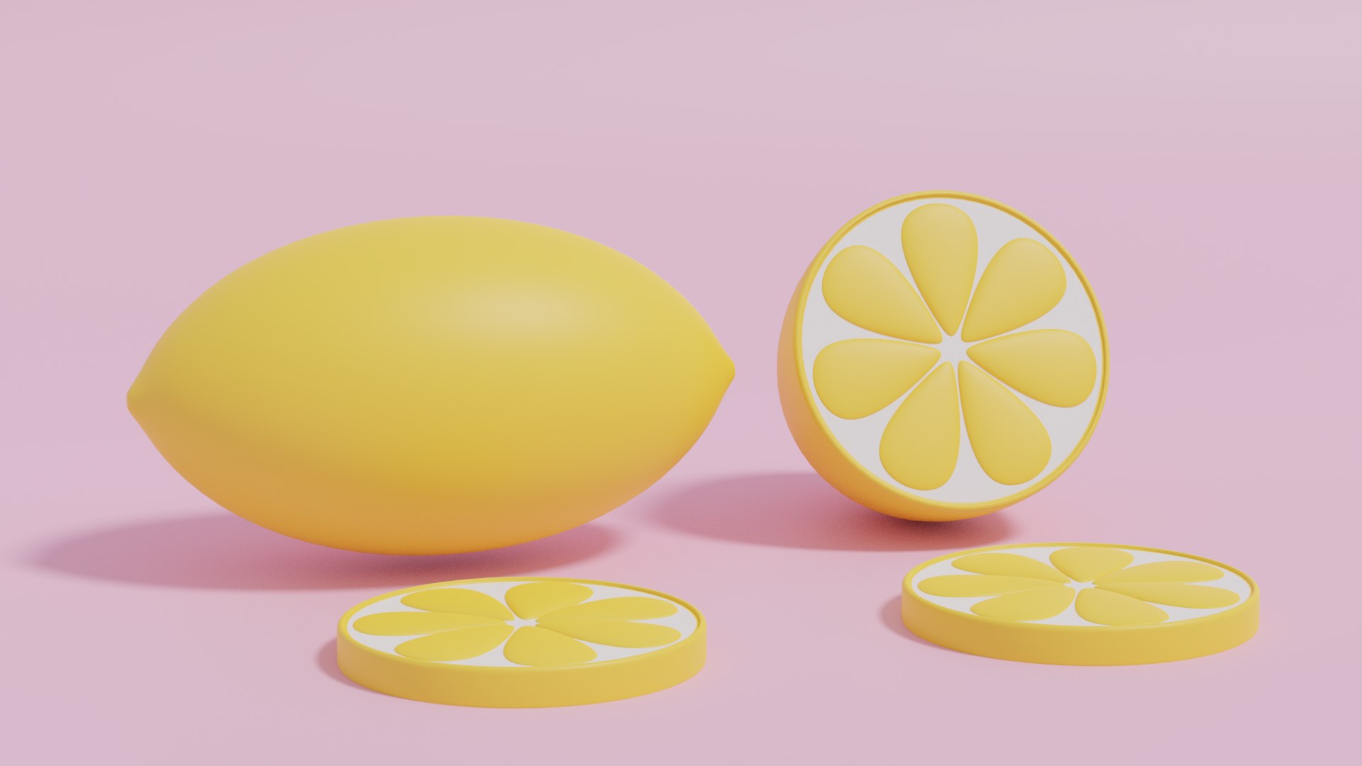 Cartoon Cute Fruit Lemon 3D - TurboSquid 1906955