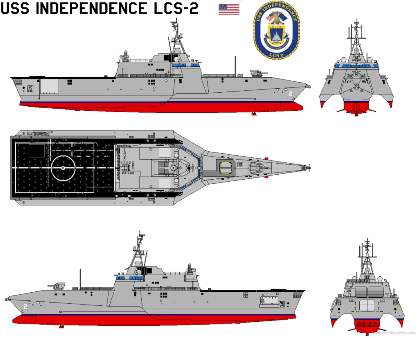 Trimaran Military Ship 3ds