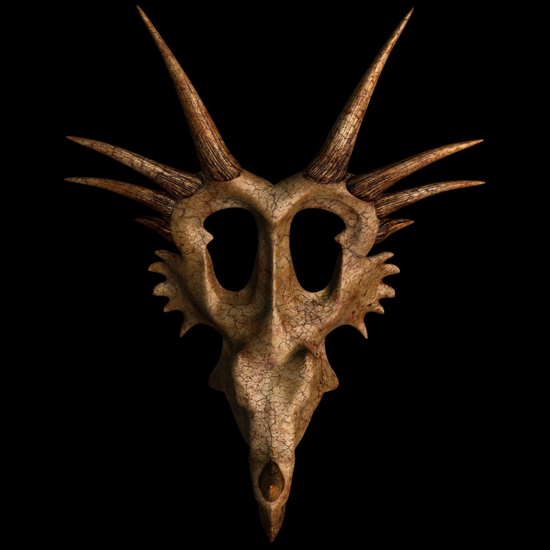 Styracosaurus Skull Model - TurboSquid 1337450