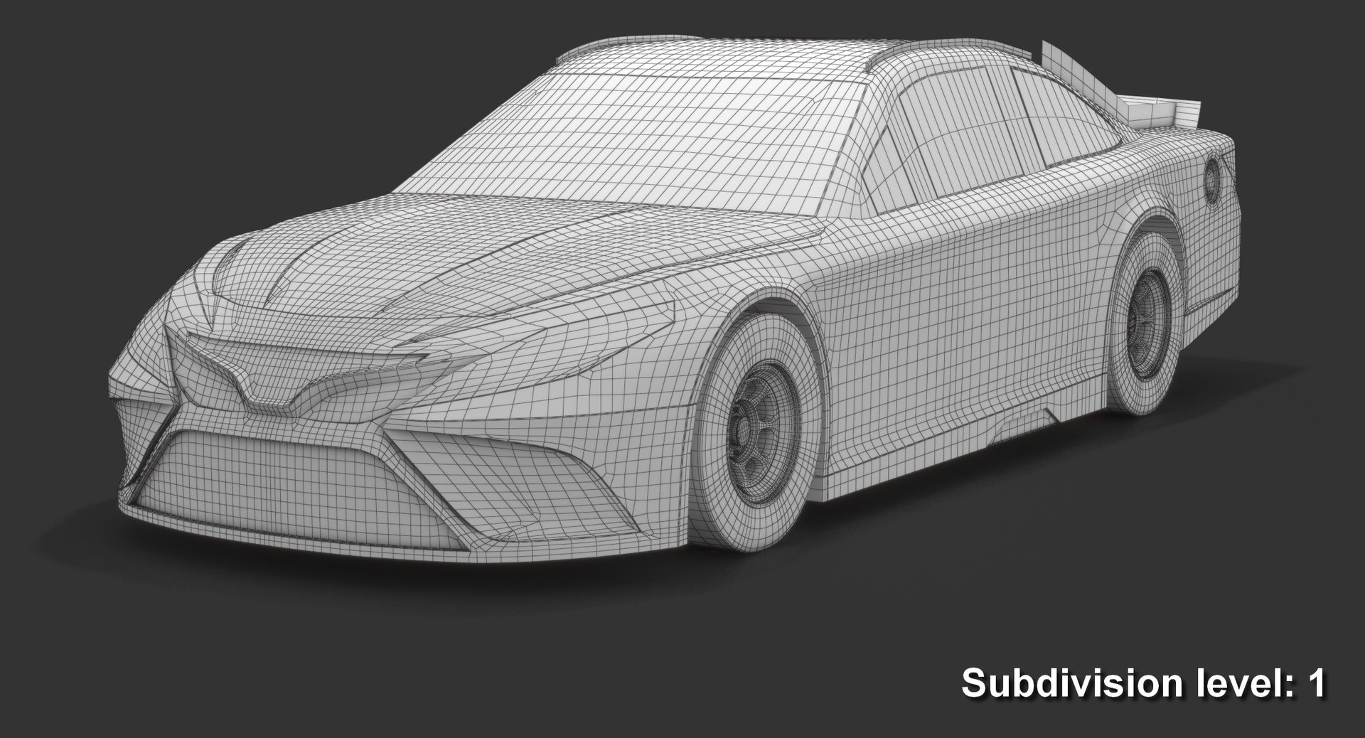 Generic Toyota Camry Nascar 3D Model - TurboSquid 1245106