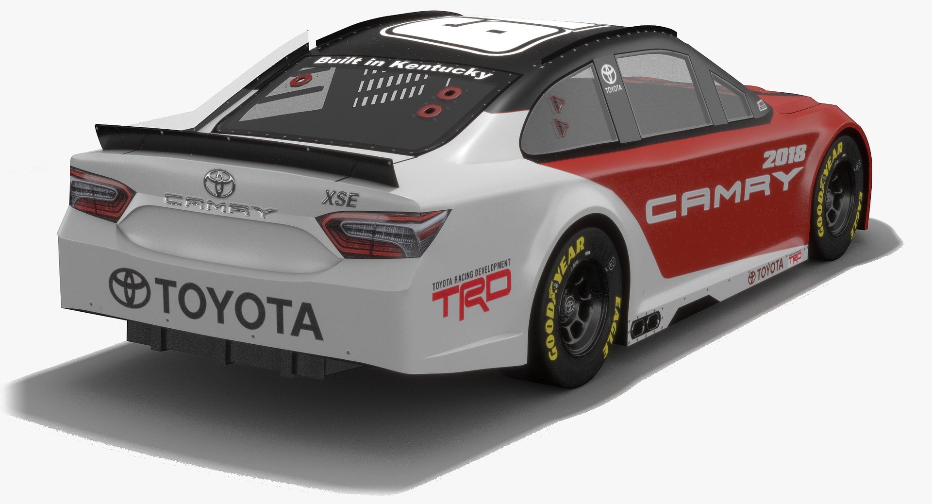 Generic Toyota Camry Nascar 3D Model - TurboSquid 1245106
