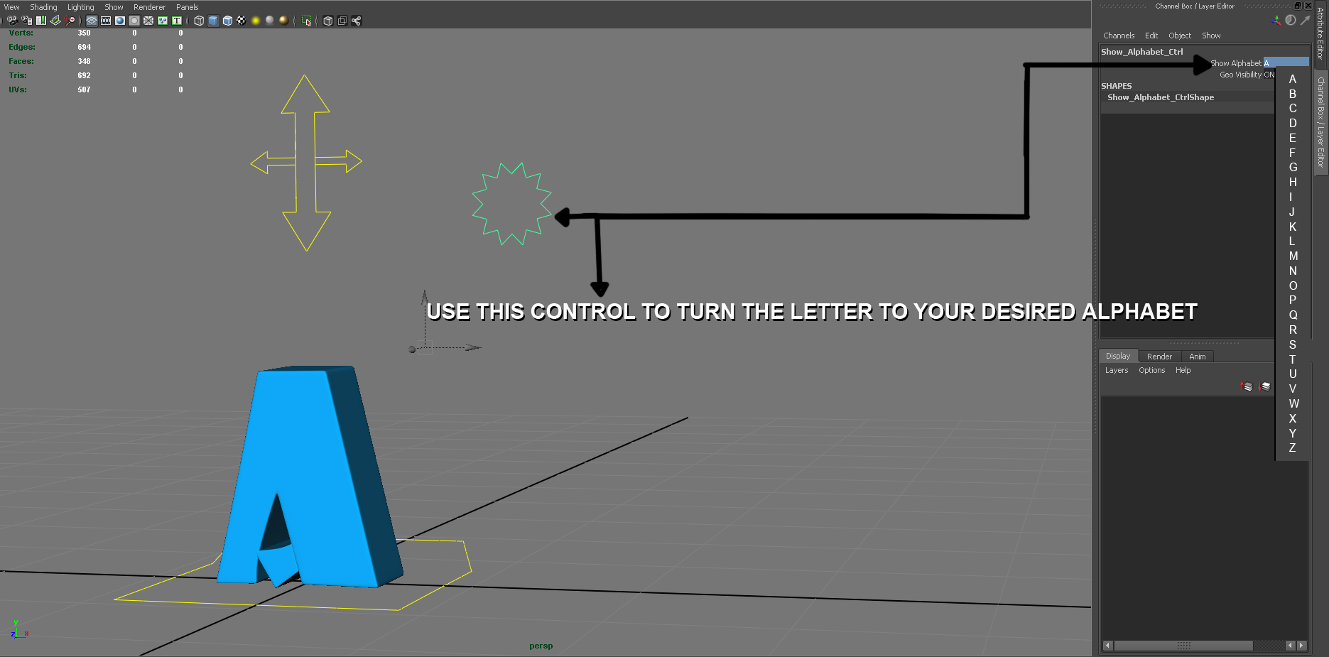 3d obj cartoon numbers