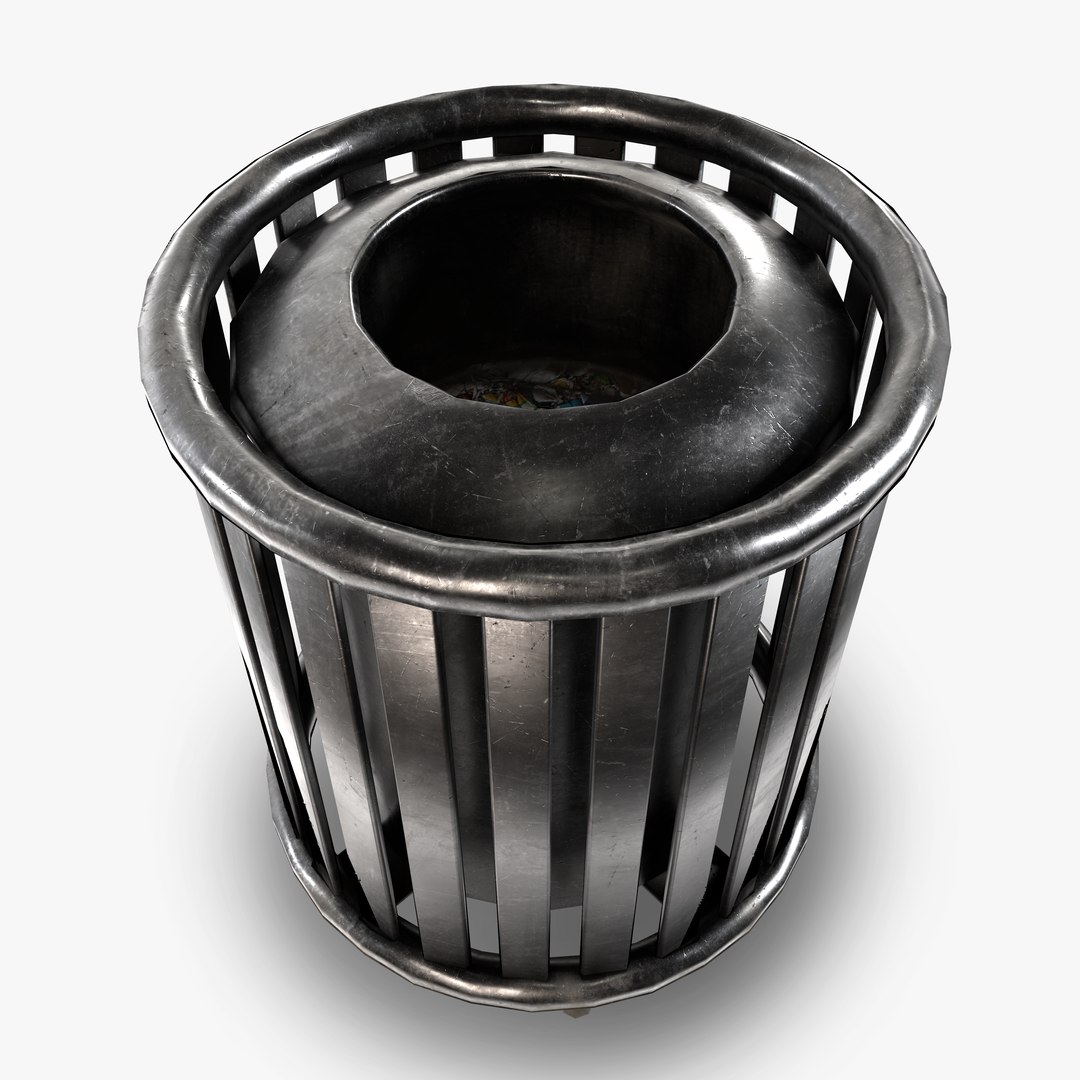 Thrash Bin Model - TurboSquid 2097009