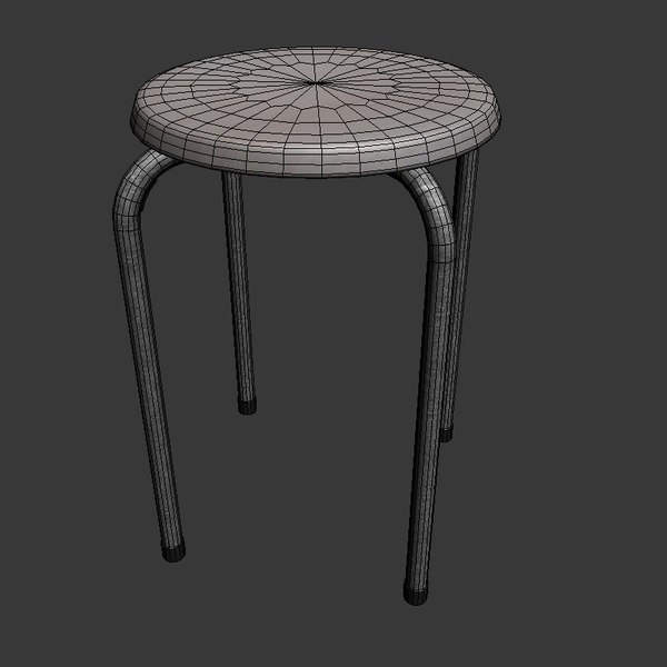 3d model simple chair