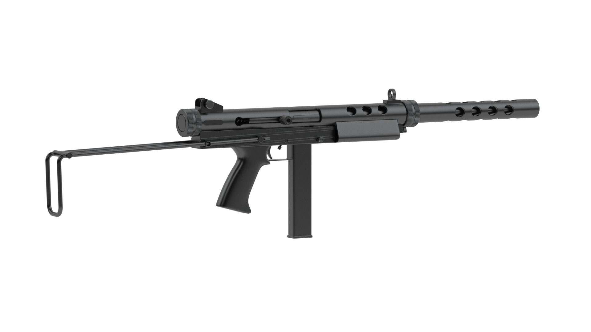 3D Model Feather Industries AT-9 Carbine - TurboSquid 1751756