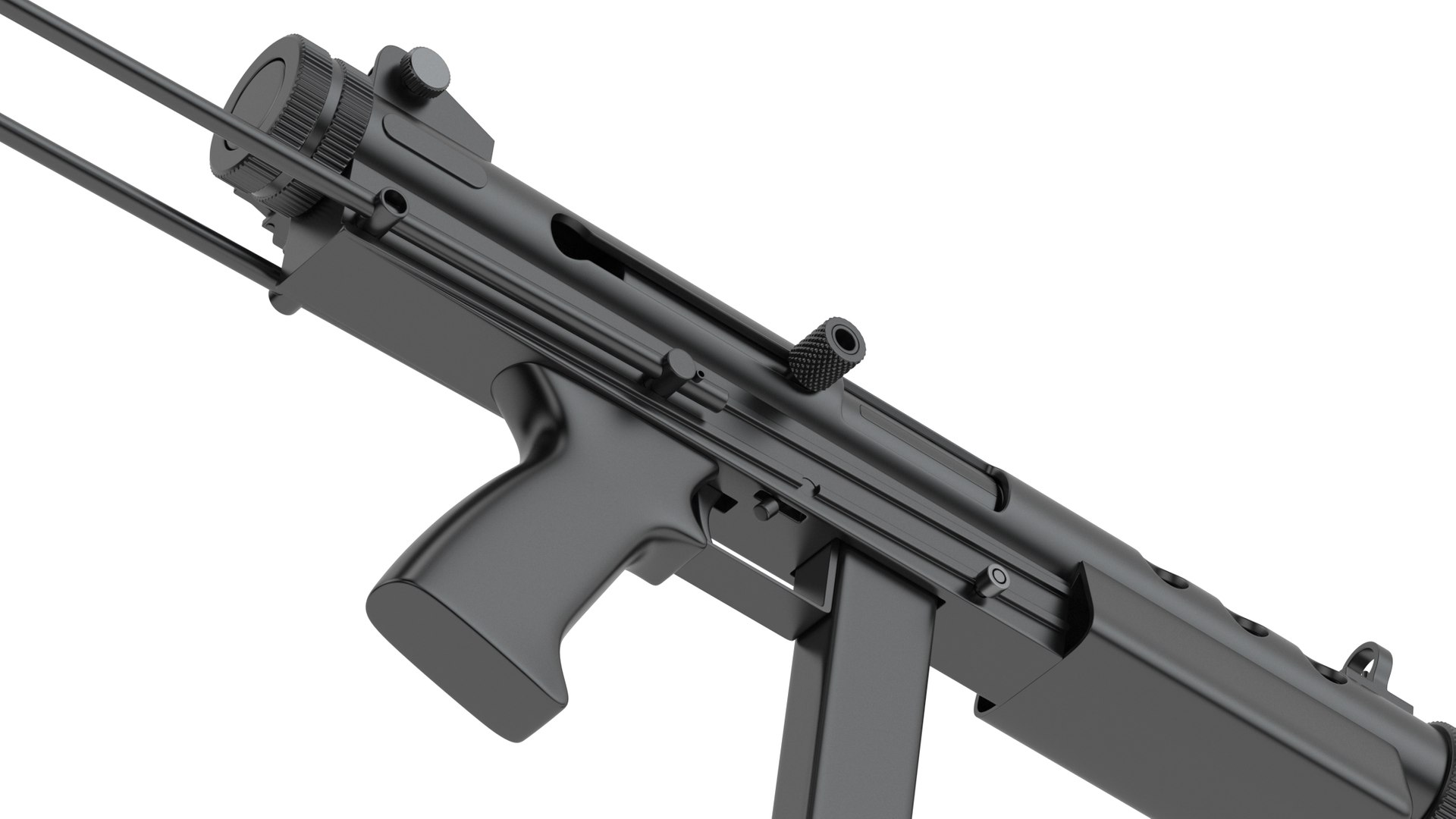 3D Model Feather Industries AT-9 Carbine - TurboSquid 1751756