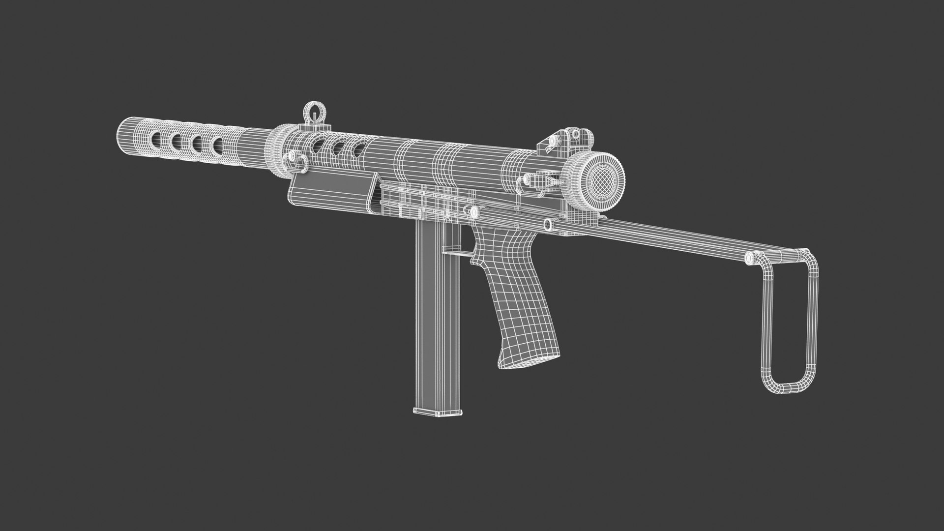 3D Model Feather Industries AT-9 Carbine - TurboSquid 1751756