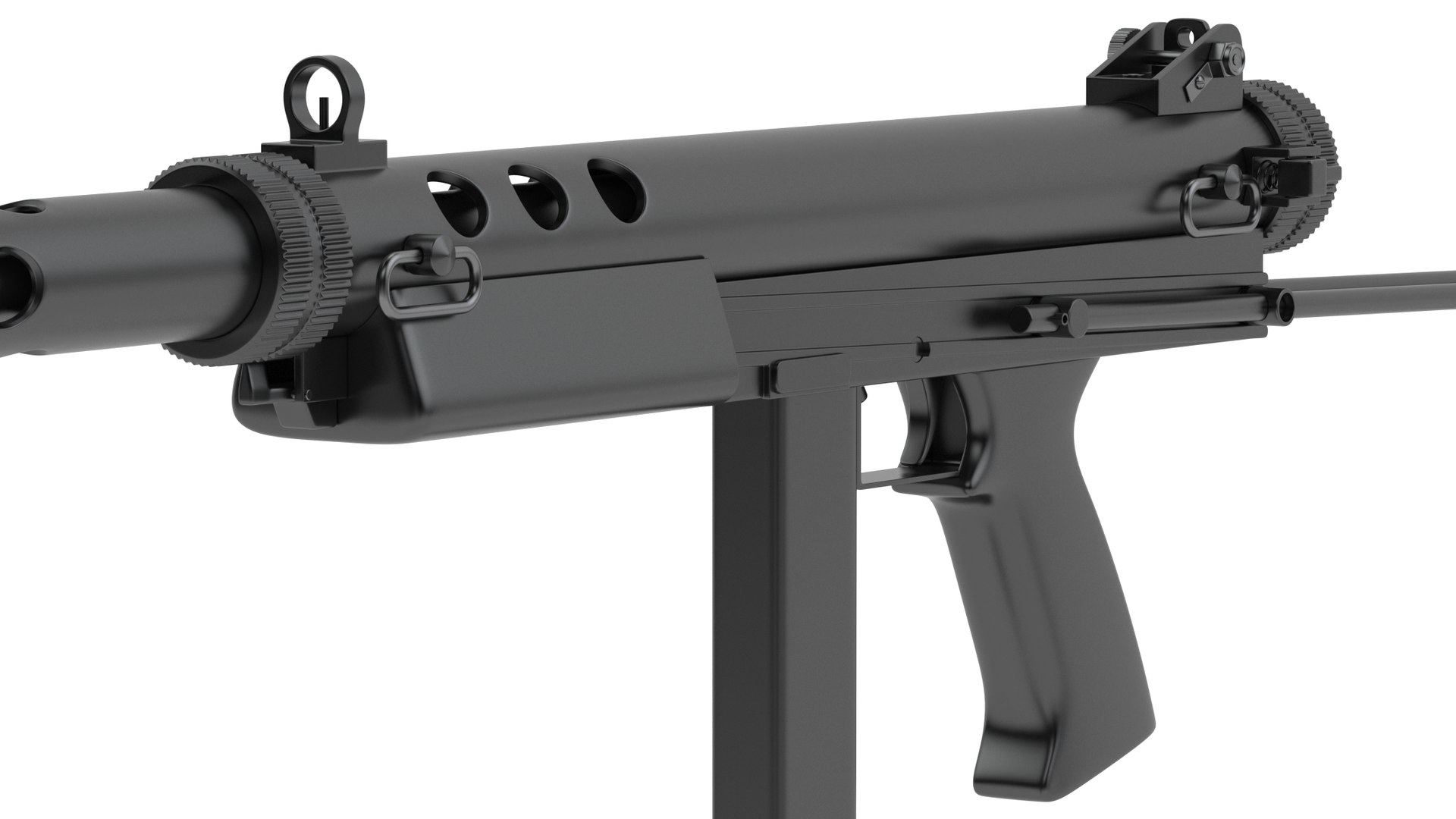 3D Model Feather Industries AT-9 Carbine - TurboSquid 1751756