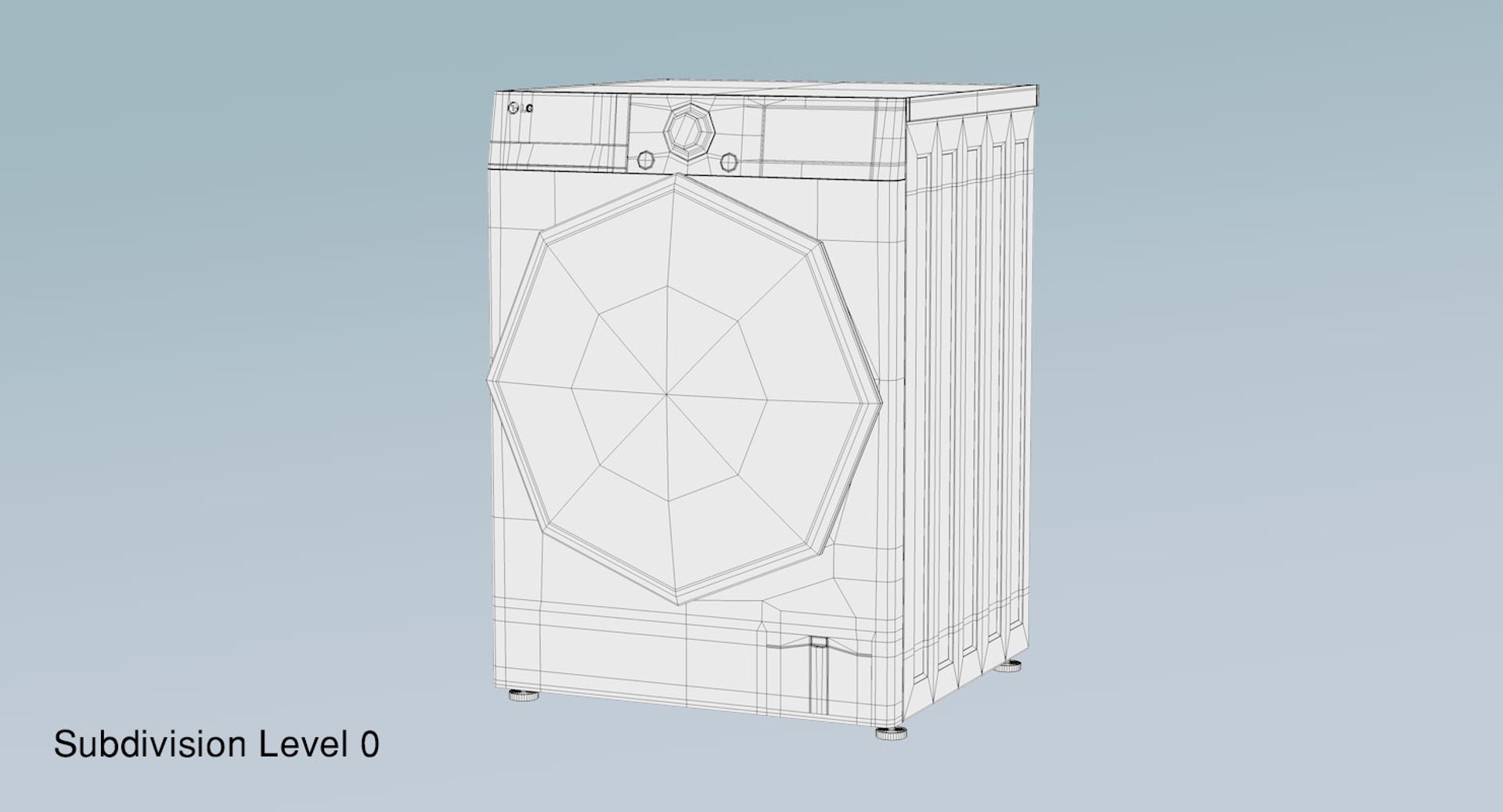 3D Lg Washing Machine Fh4u2vdn1 - TurboSquid 1167367